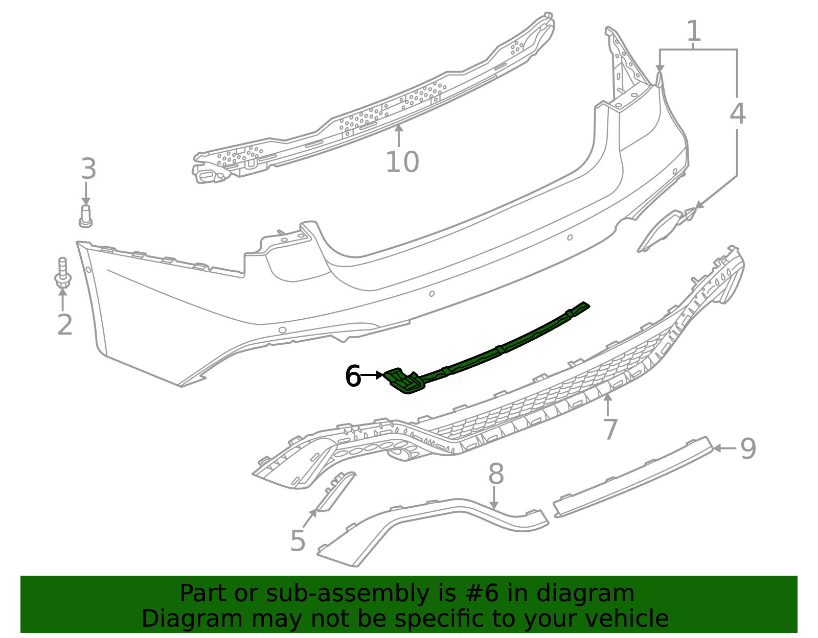 2021-2025 Audi Strip 4K8-807-900-C | Audi OEM Parts Guy