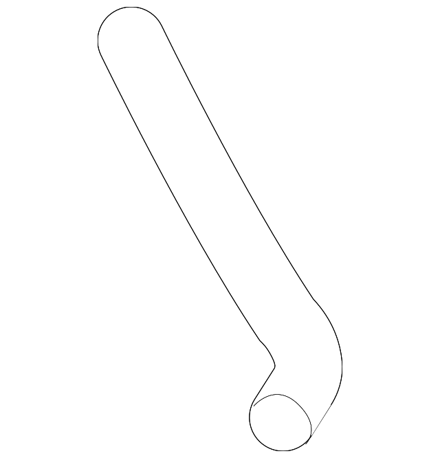 Genuine Upper Hose for 2012-2017 Hyundai | Part# 25411-1R250 | Hyundai ...
