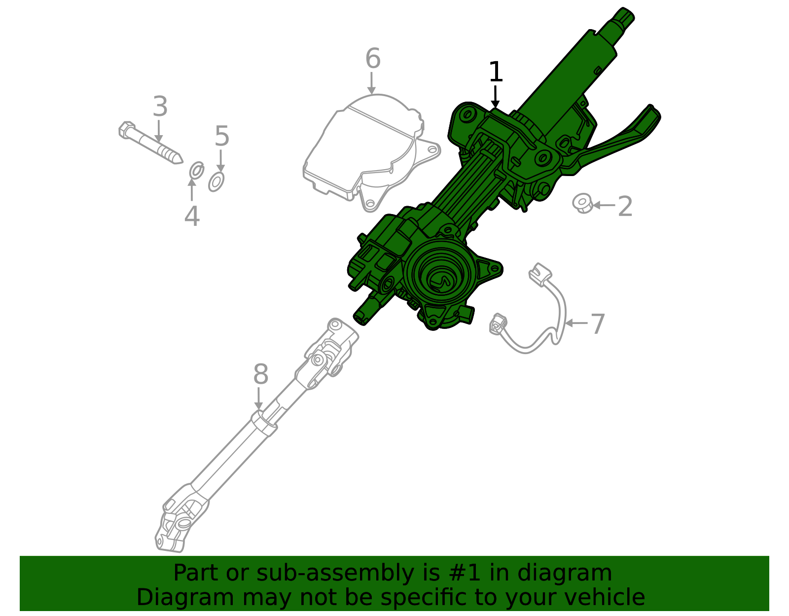 Hyundai - 56390-K5020 - Steering Column - 2022-2025 Hyundai | OEM ...