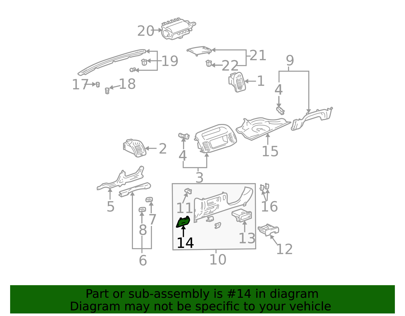 2002-2006 Toyota Camry Fuse Box Cover 55545-AA010-B0 | MotorMotor