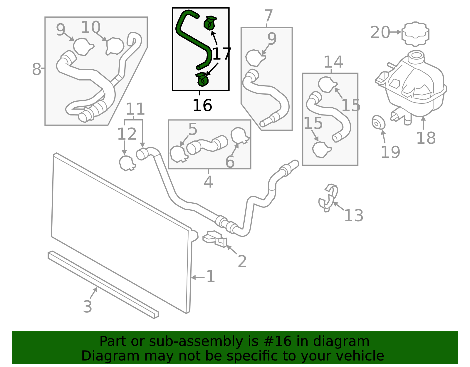 Mini Engine Coolant Overflow Hose - 17129802111 | AutoNation Parts