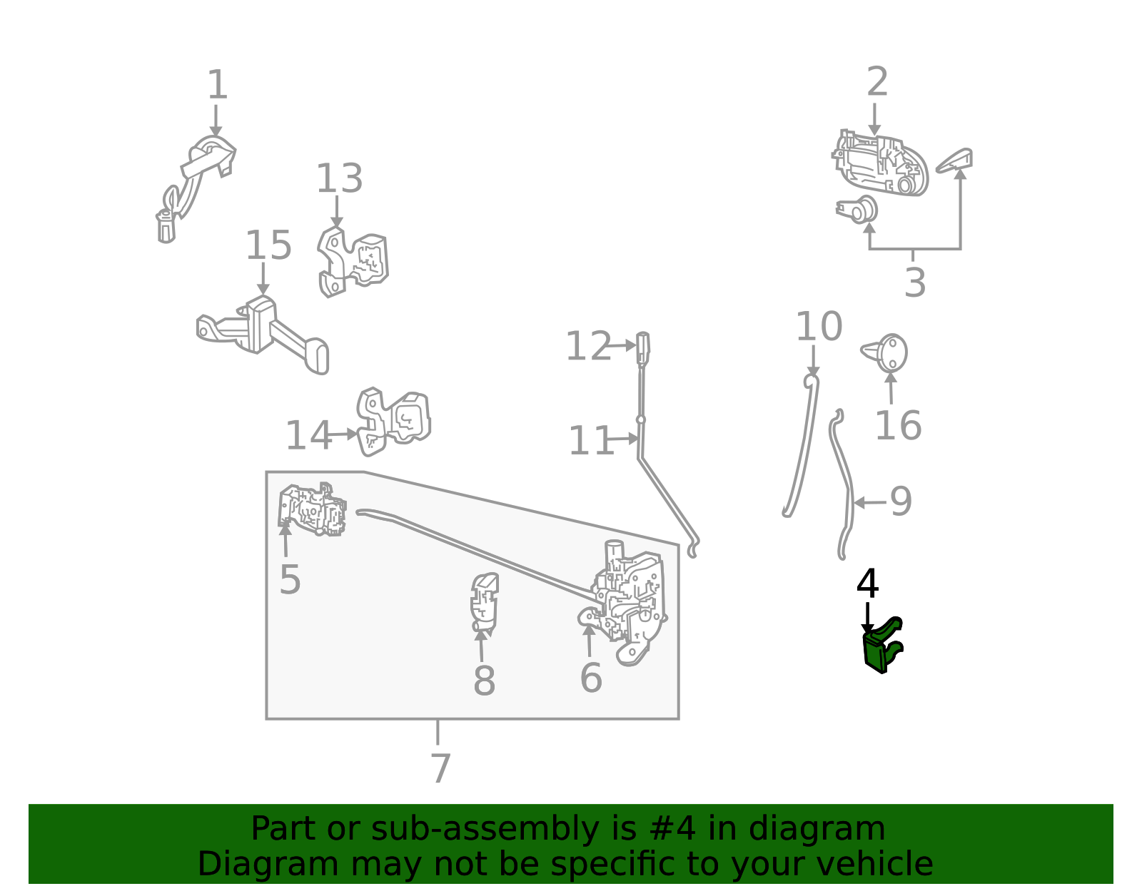 Lock Cylinder Retainer Clip 4L3Z-1522023-AA | OEM Parts Online
