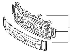 Front Grille Replacement - OEM Exterior Styling for Ford | AutoNation Parts