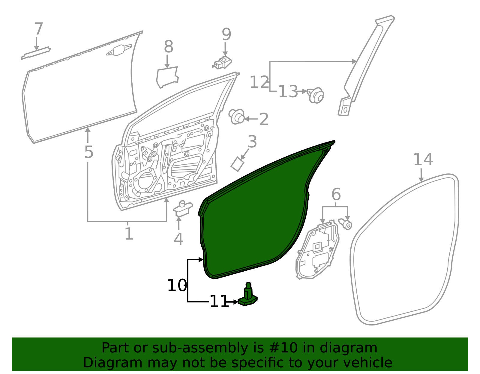 2023-2025 Toyota Door Weather-Strip 67861-47070 | OEM Parts Quick