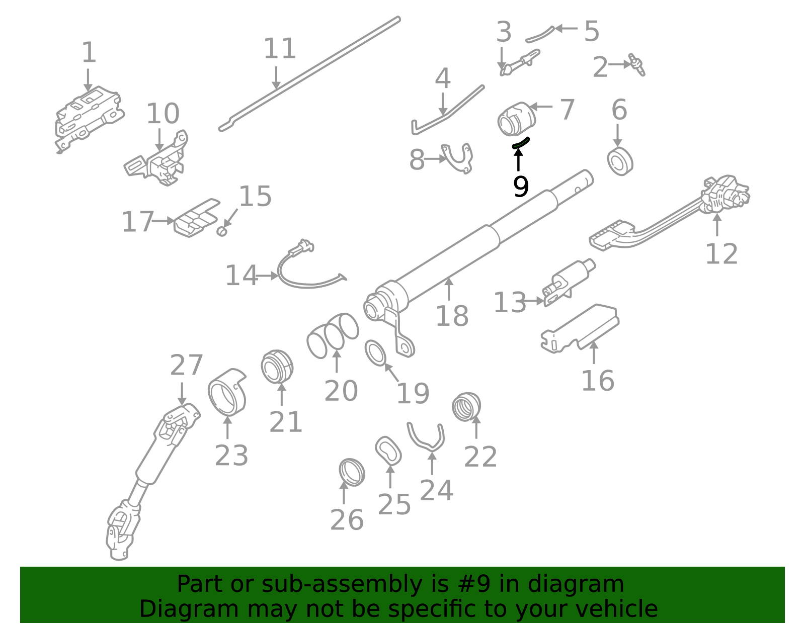 GM Parts: Steering Wheel Horn Contact (Part# 7832984) | GM Parts Store