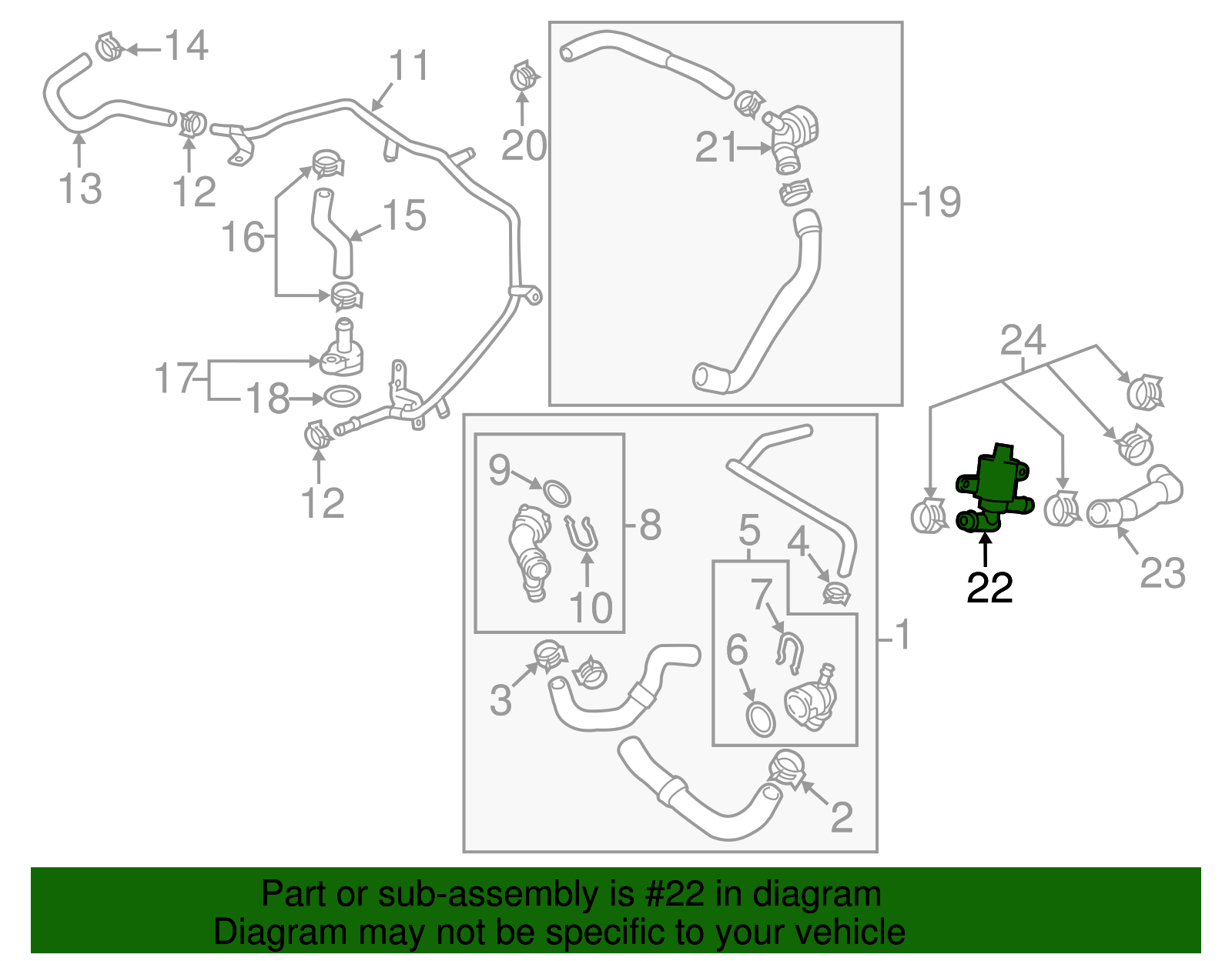 2015-2025 Volkswagen Solenoid Valve 4H0-121-671-D | OEM Parts Online