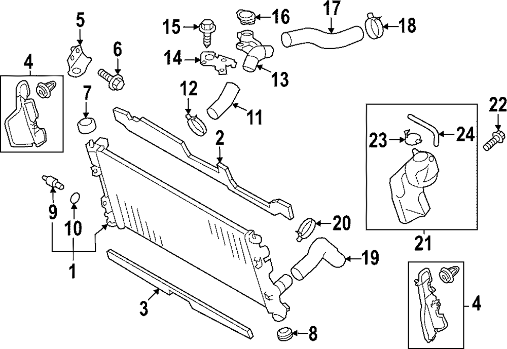 2022-2024 Subaru BRZ 2022-2024 Subaru BRZ - Radiator Assembly ...