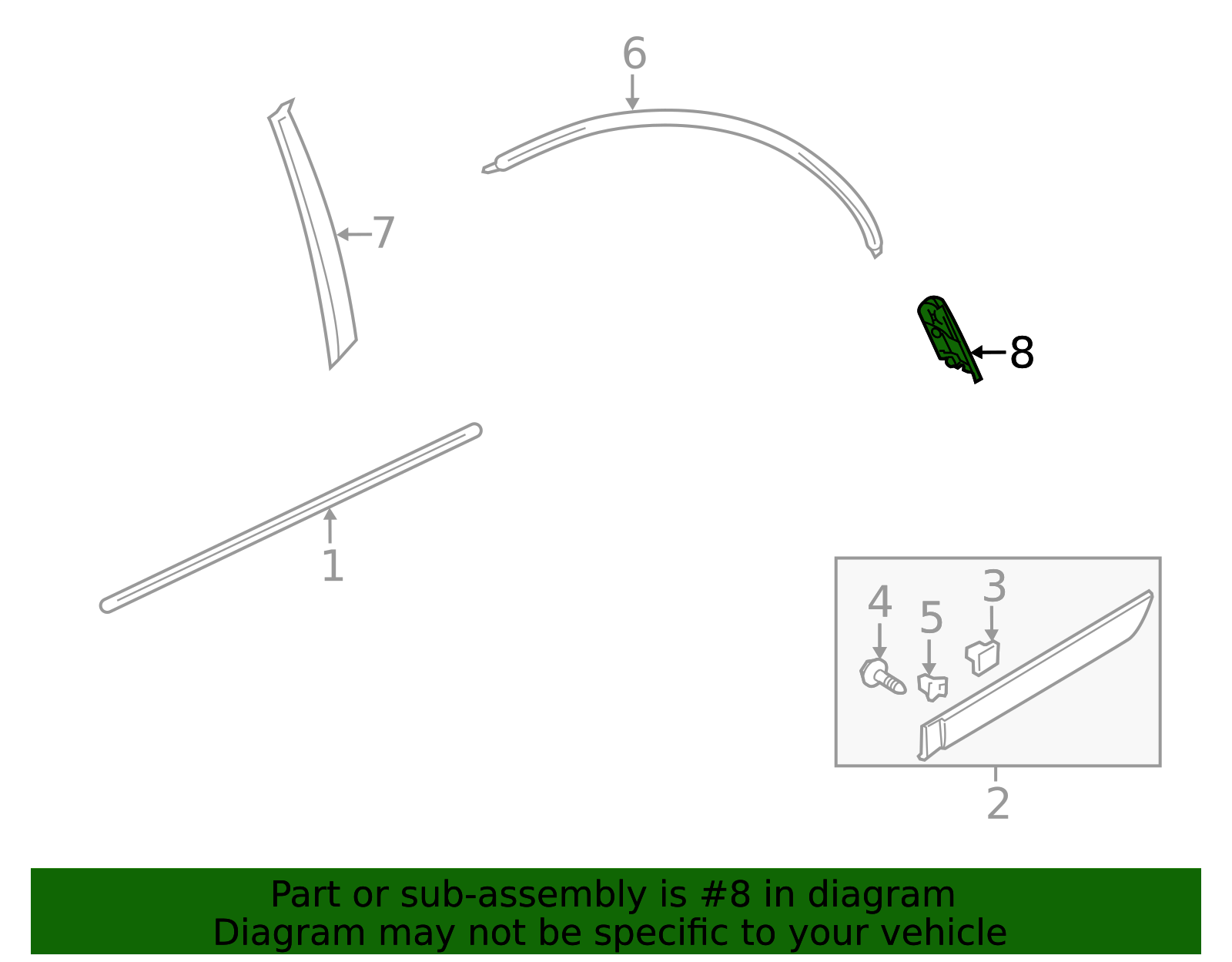 2007-2011 Hyundai Accent Rear Door Trim 83830-1E000 | OEM Parts Online