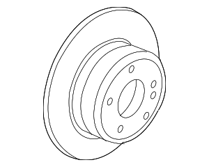 34-21-6-886-479 - Rear Rotor 2007-2019 BMW | BMWPartsDirect.com