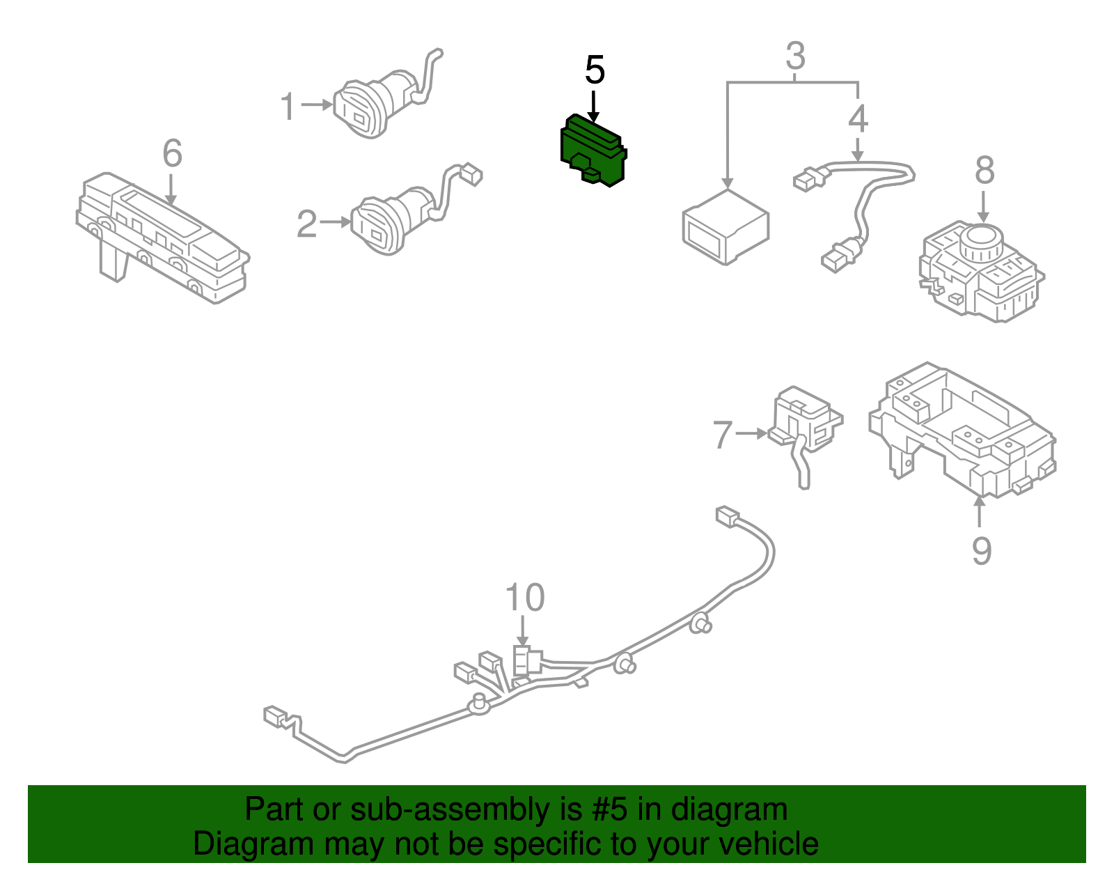 93350-B1100-4X - 2015-2017 Hyundai - Switch Assembly | Conicelli Hyundai