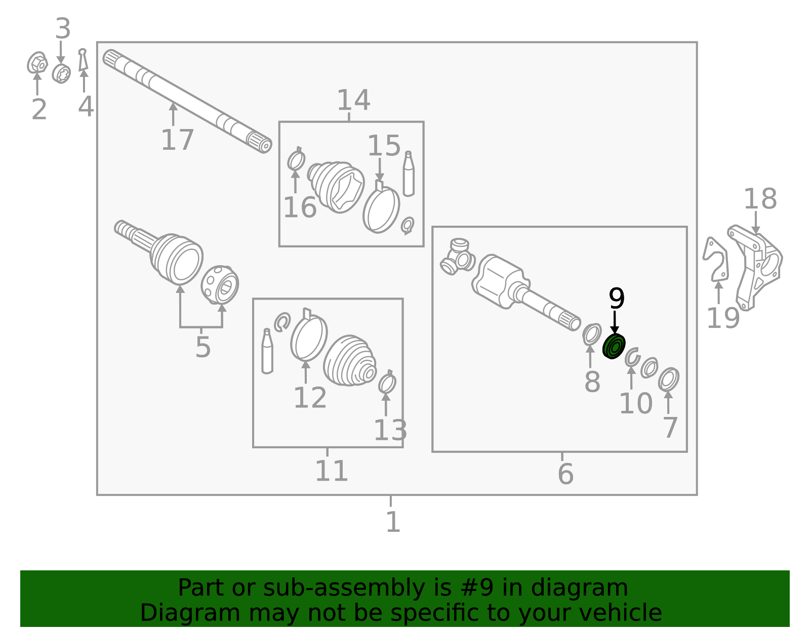 39774-EN00E - Cv Axle Shaft Carrier Bearing Official Nissan Parts Store