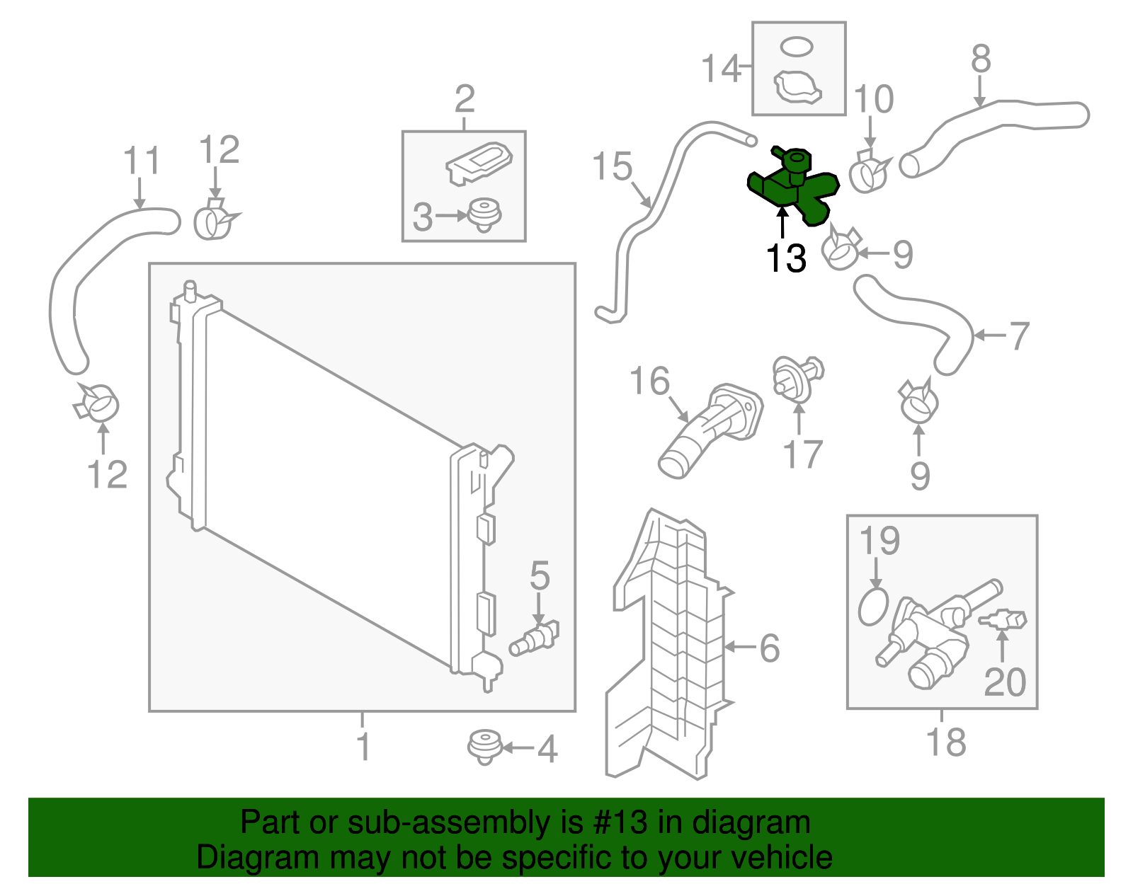 2011-2017 Hyundai Filler Neck 25329-3X600 | OEM Parts Online