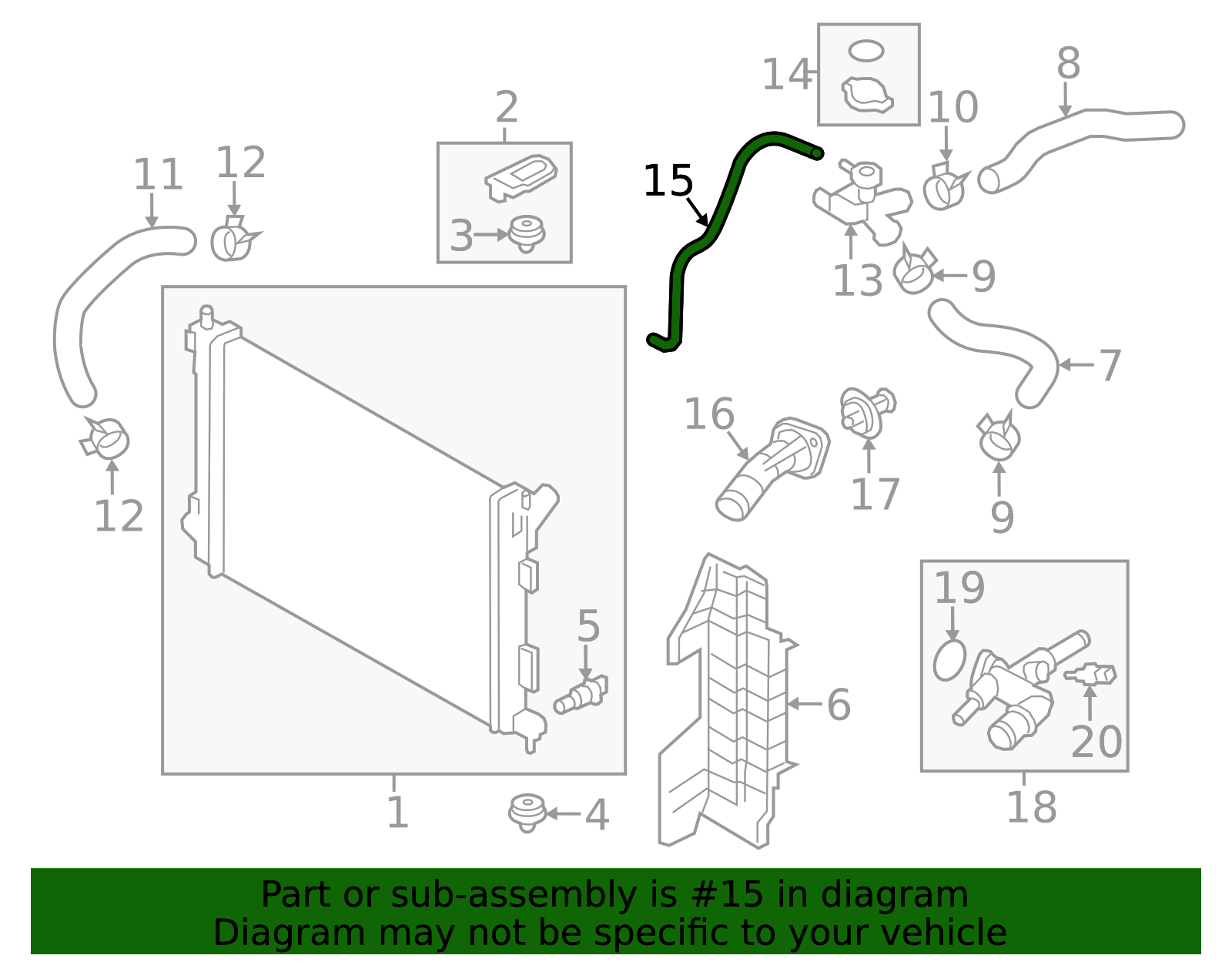 2011-2015 Hyundai Overflow Hose 25451-3X600 | OEM Parts Online