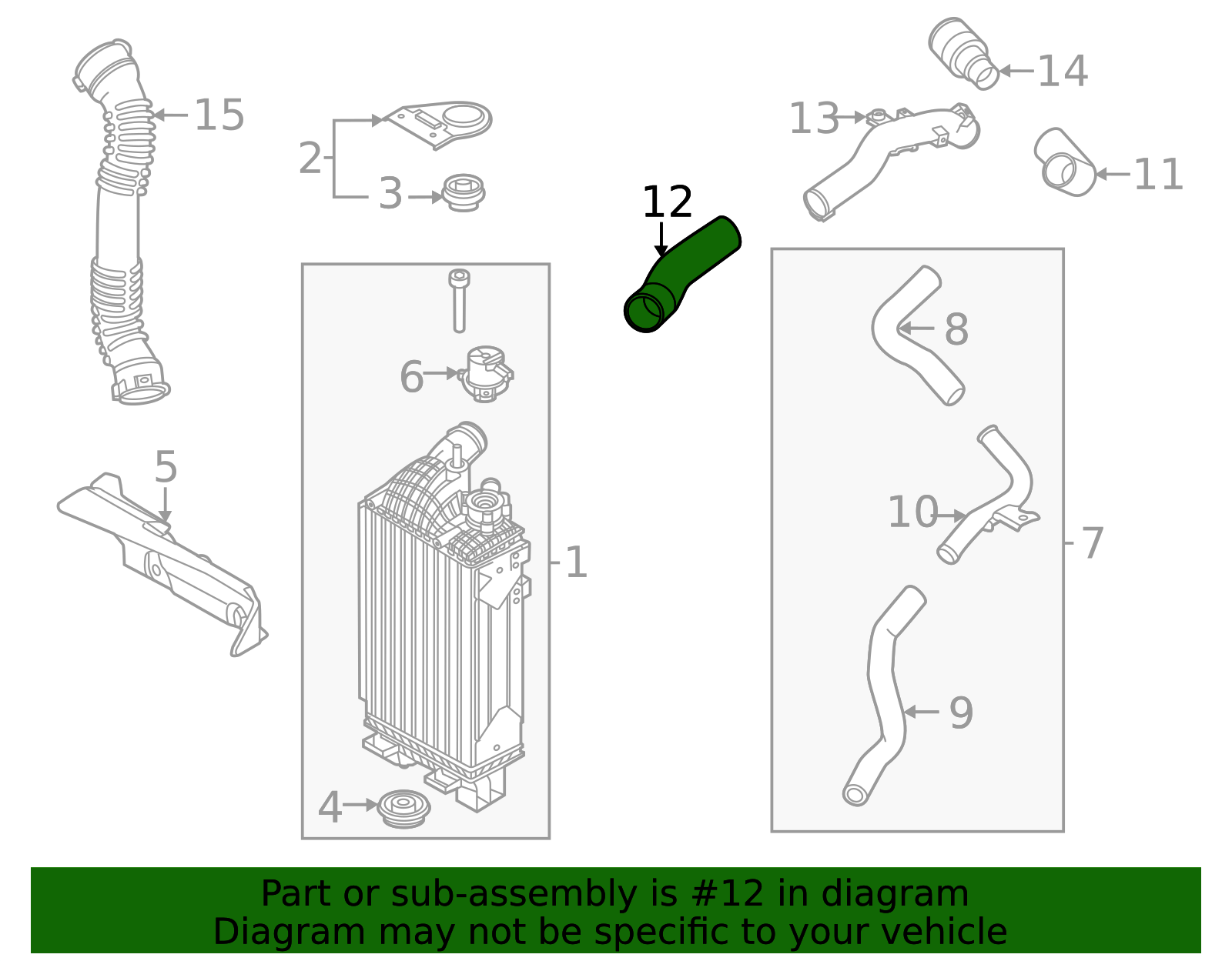 2022-2025 Hyundai Tucson Inter-Cooler Hose 28253-2M410 | OEM Parts Online