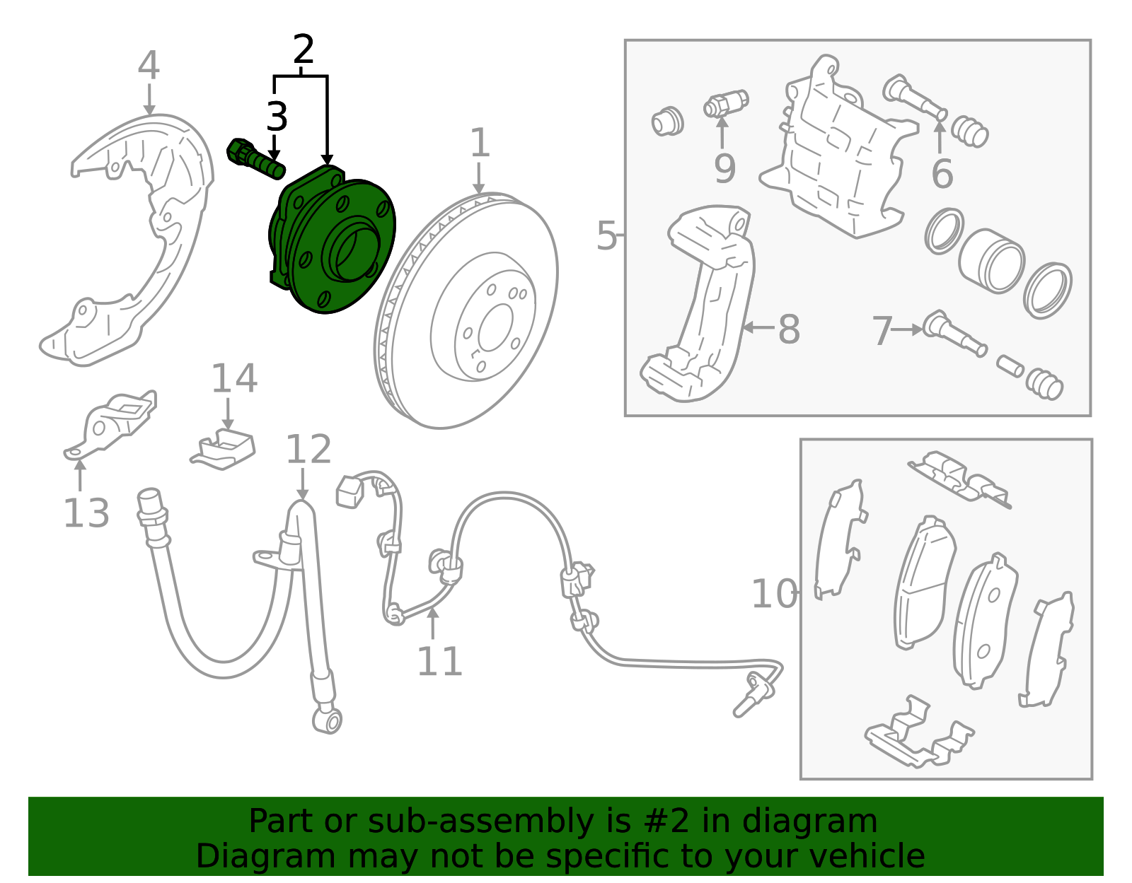 SU003-11390 - Hub Assembly Longo Toyota Parts