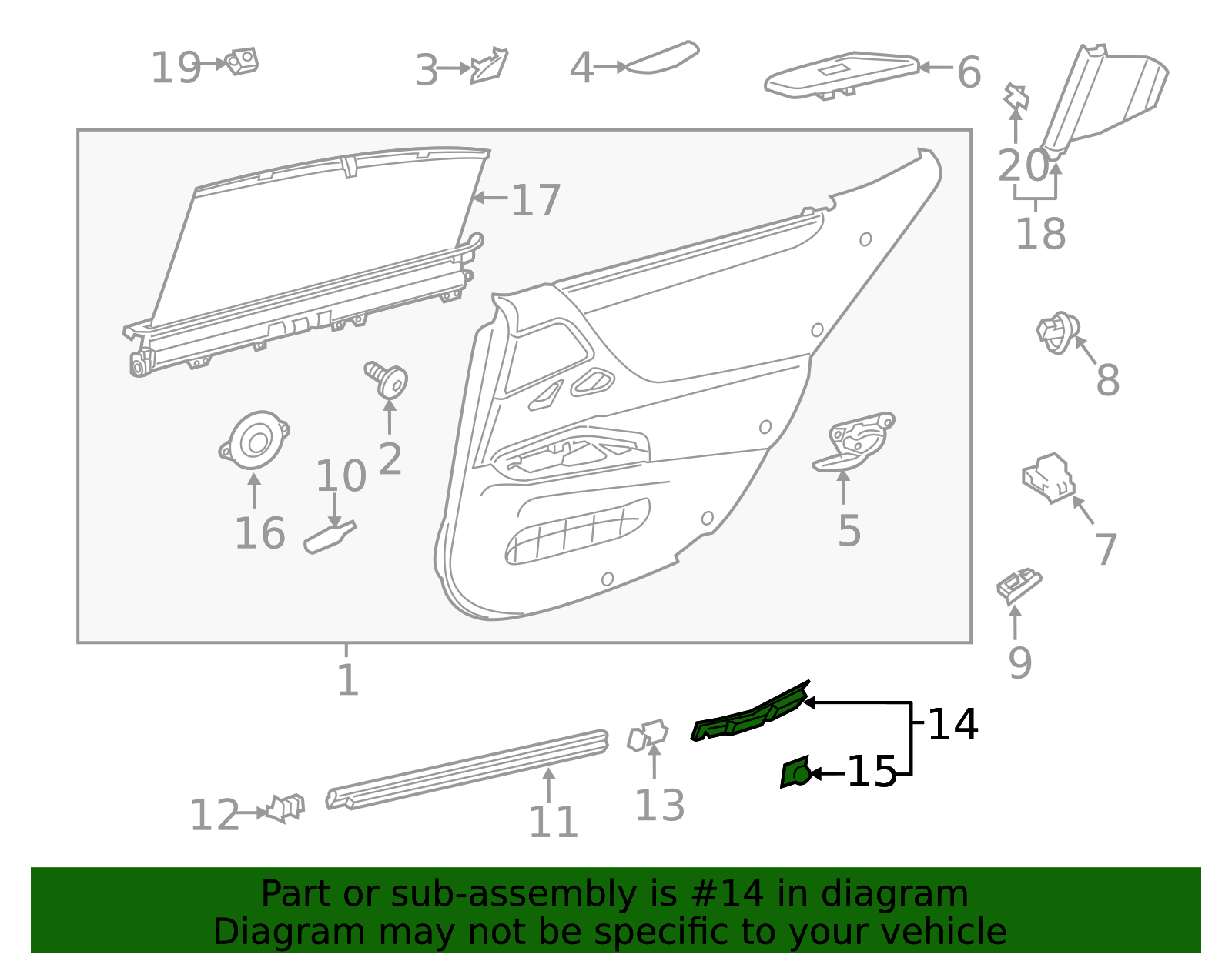 2019-2025 Lexus Protector 67858-06070 | Parts Performance Lexus