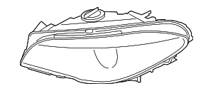 63117203243 - 2011-2013 BMW Composite Headlamp (63-11-7-203-243) | BMW ...