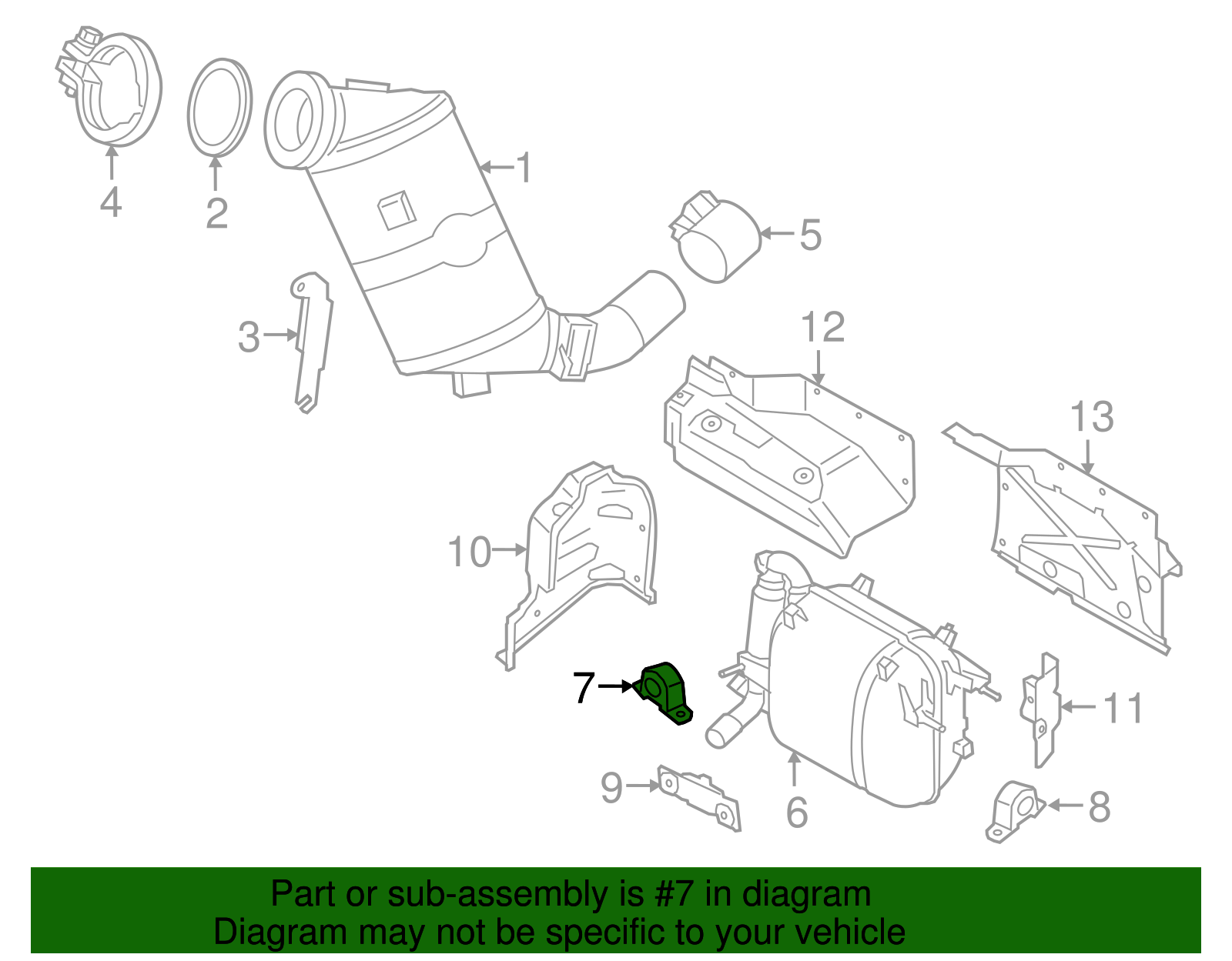 2003-2021 BMW | Muffler & Pipe Insulator | 18207578238 | BMW OEM Parts ...