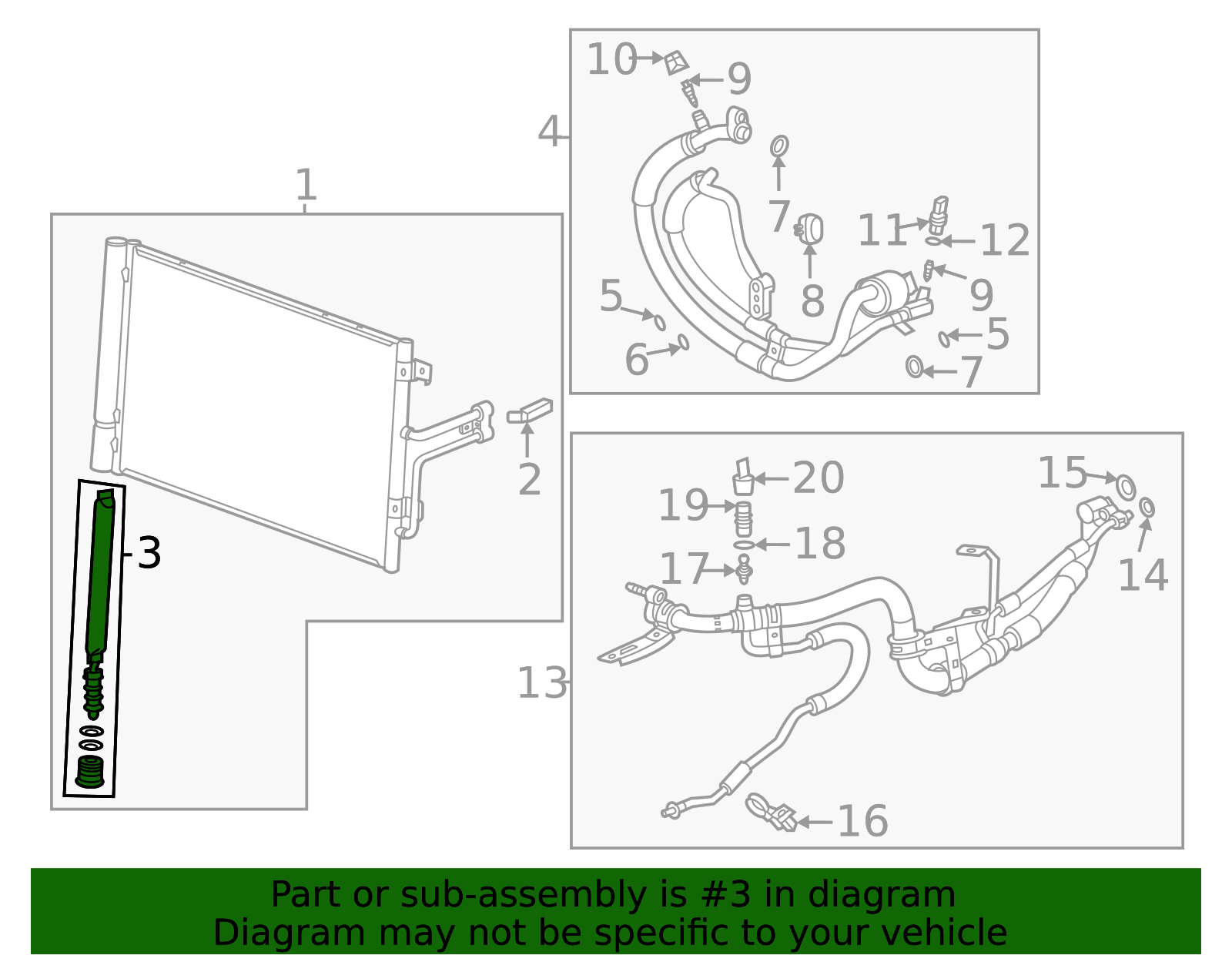 2020-2025 Cadillac Air Conditioning Receiver Drier 84262657 | Capital ...
