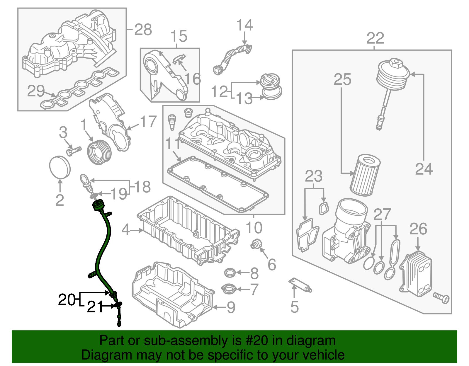 2012-2014 Volkswagen Passat Tube 03L-103-634-Q | OEM Parts Online