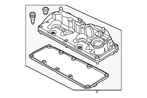 2012-2014 Volkswagen Passat Valve Cover 03L-103-469-R | vwpartscenter