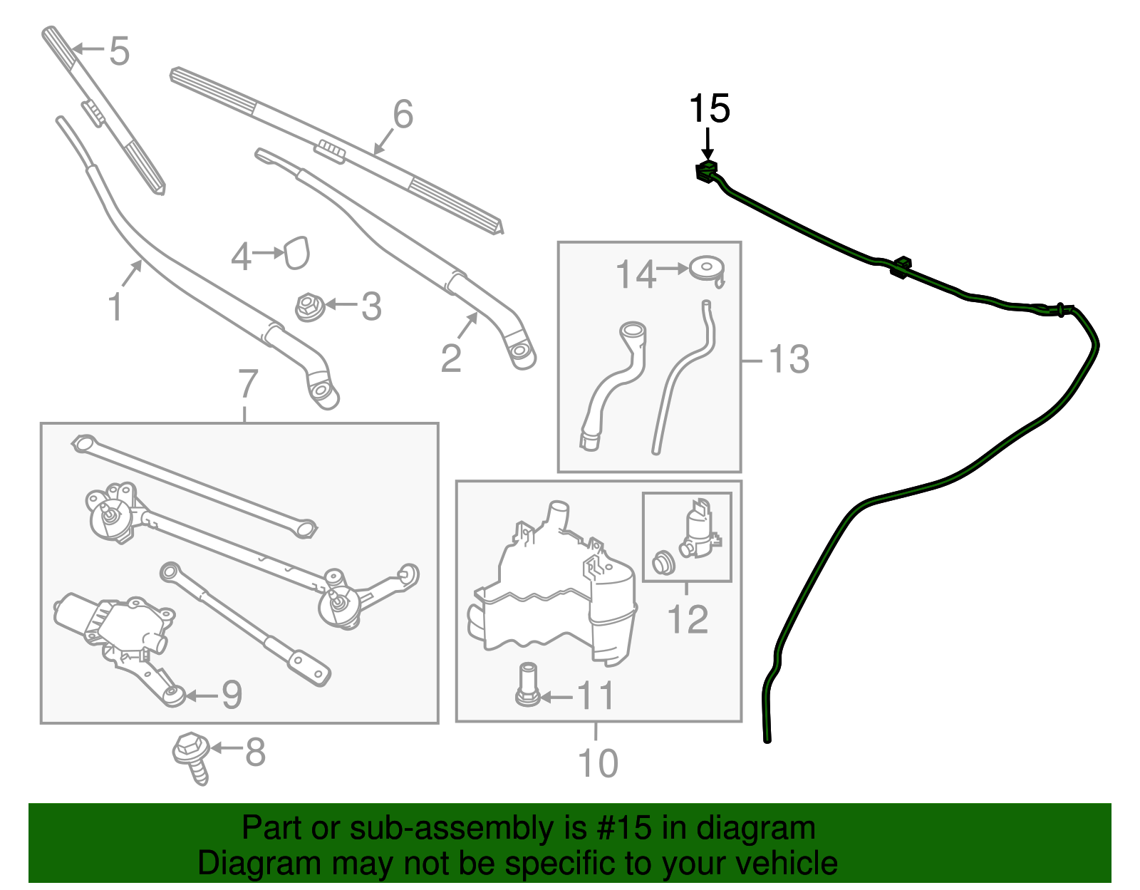 2014-2020 Infiniti Washer Nozzle 28932-4GF0A | Faulkner Infiniti of ...