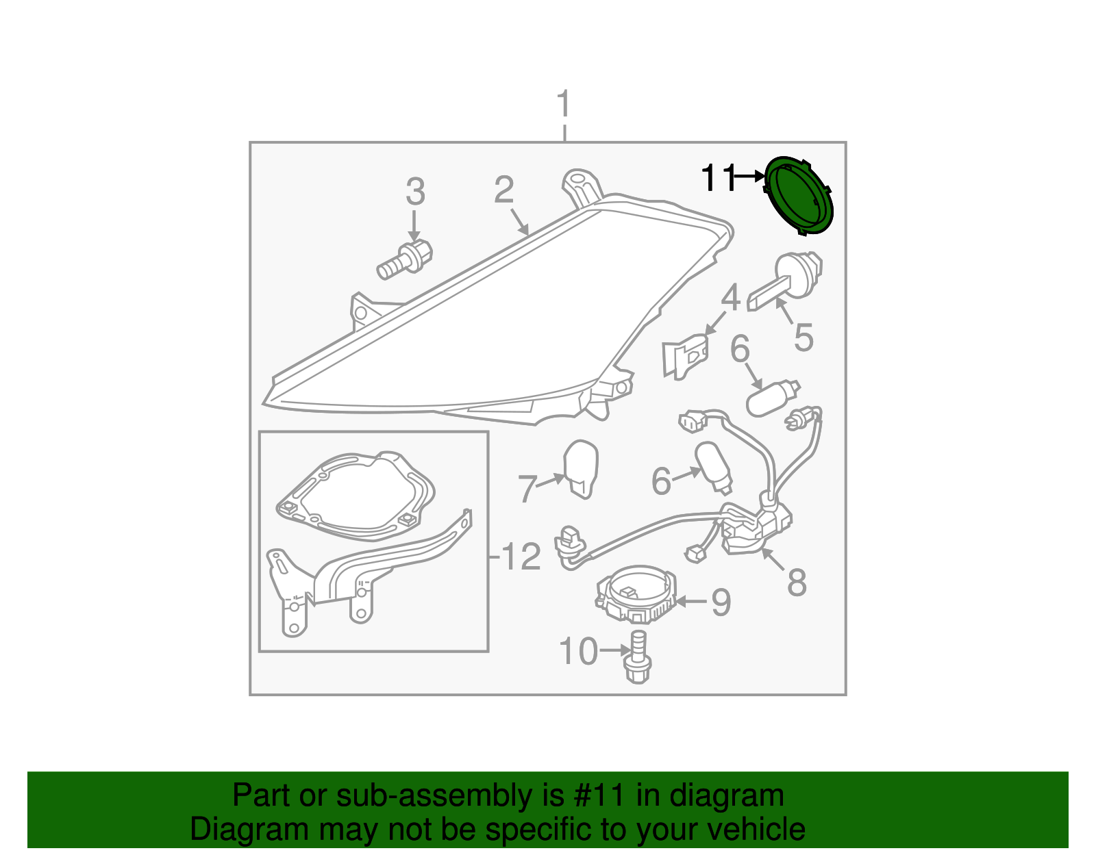 2003-2007 Nissan Murano Cover 26029-85F00 | Nissan Parts OEM
