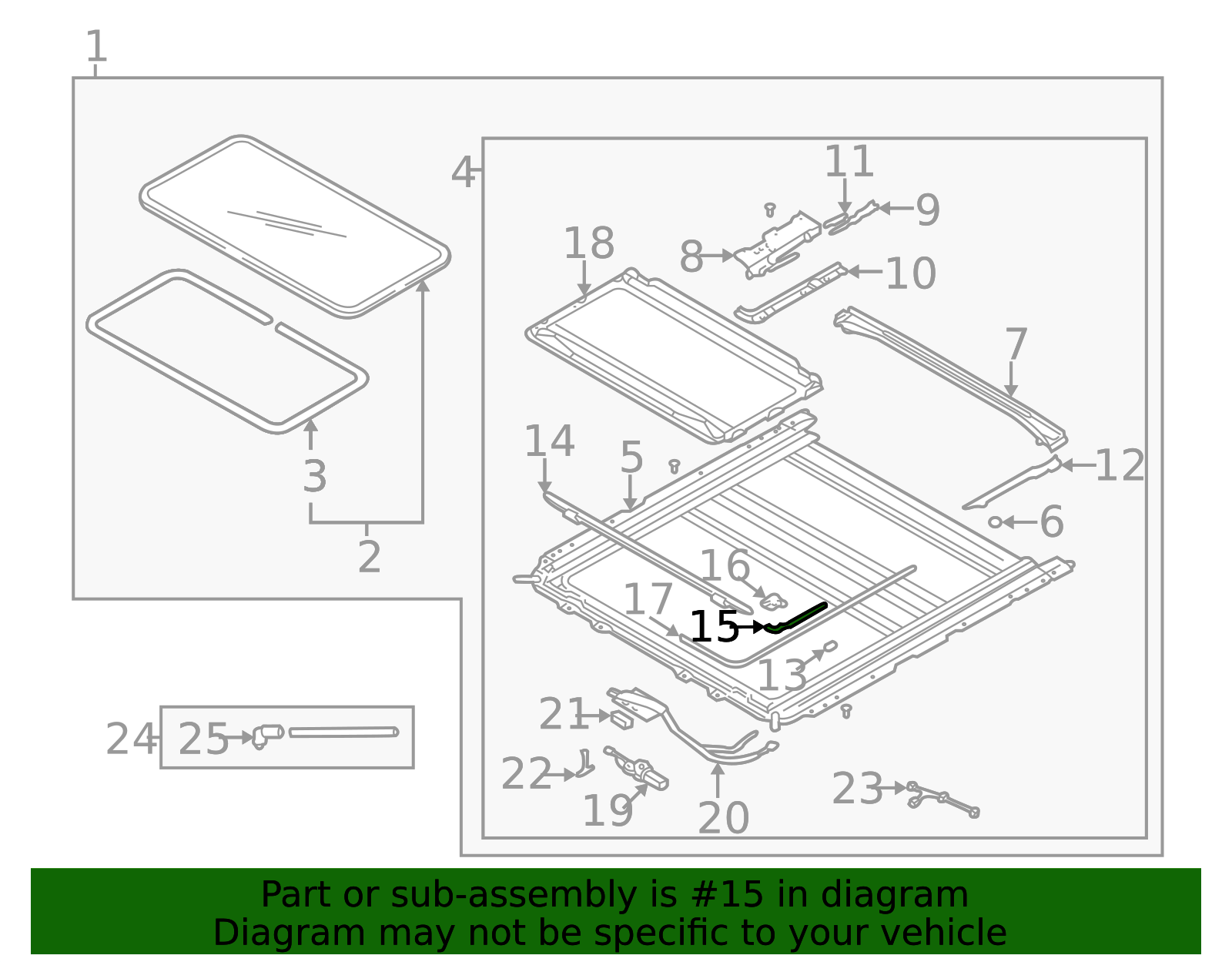 0K555-69847 - Air Deflector Link 2002-2005 Kia Sedona | Kia.Parts Store