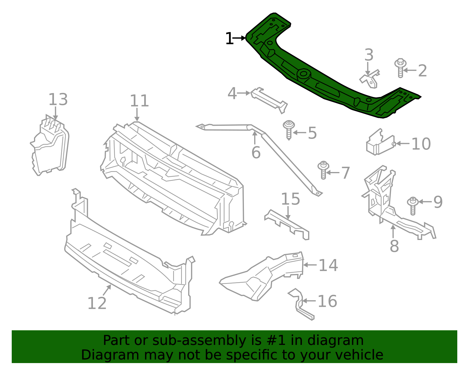 51-64-7-245-786 - Upper Tie Bar Braman BMW & MINI Parts