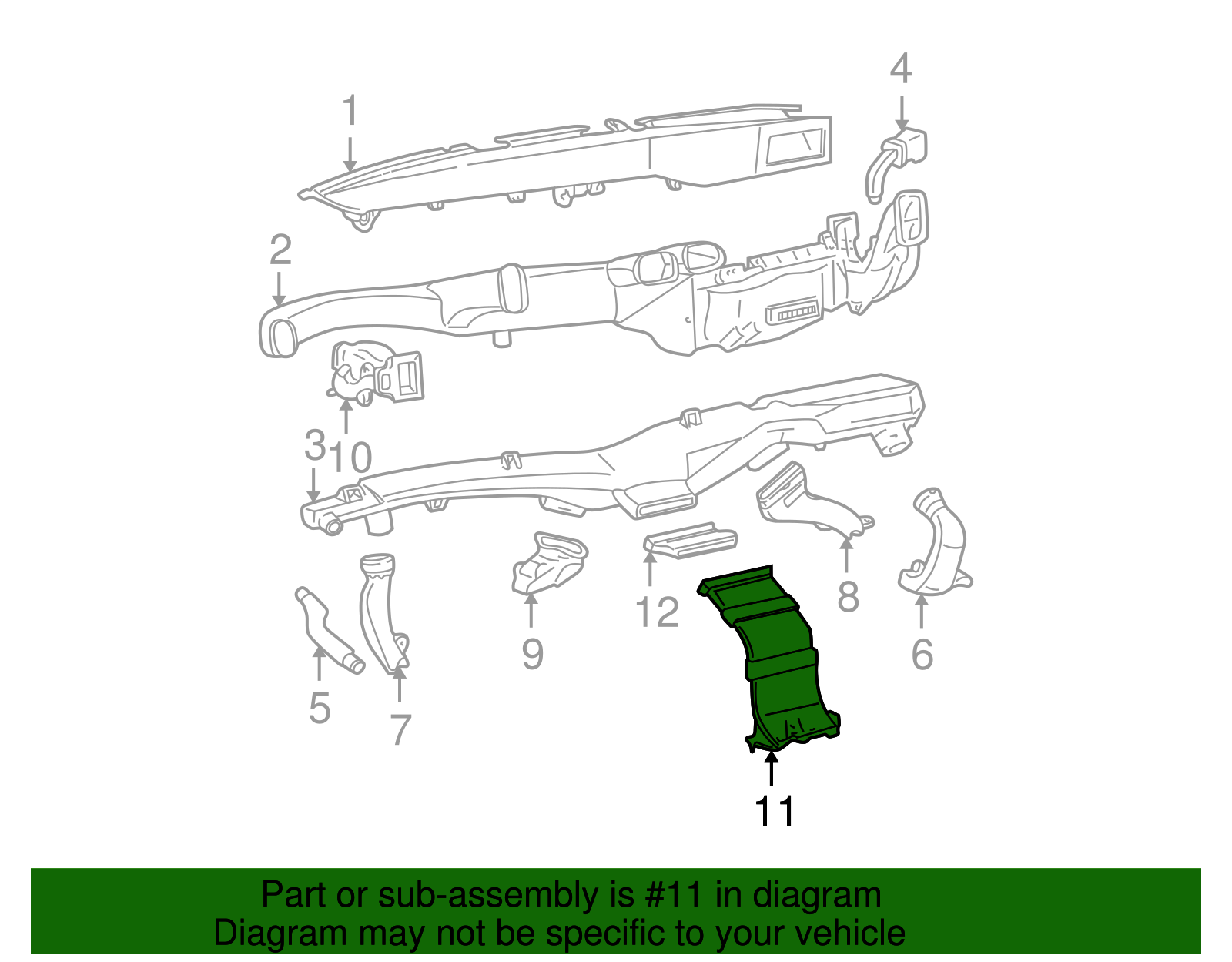 84817041 - Heat Duct | Partners Chevy