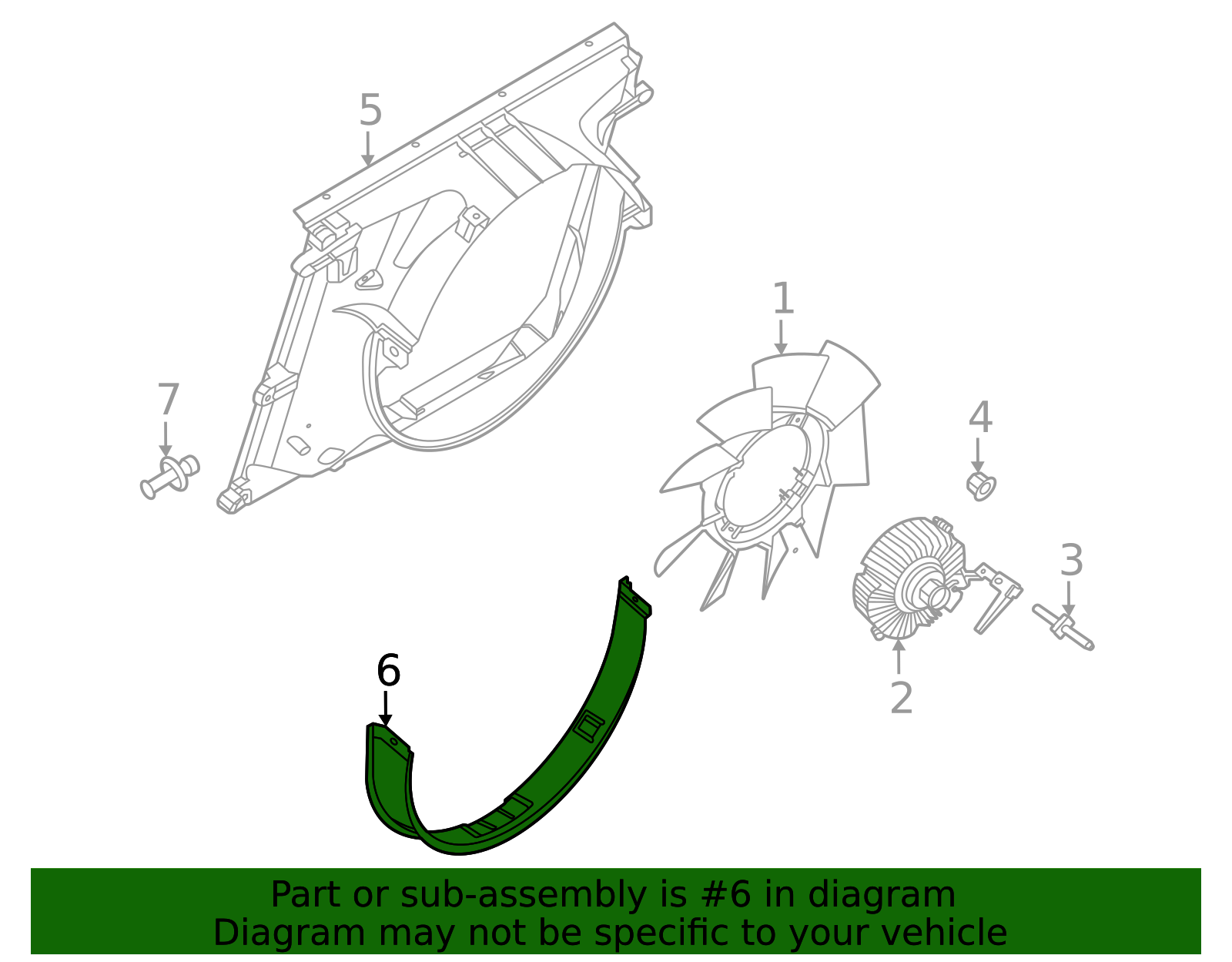 2020-2025 Ford Lower Shroud LC3Z-8146-B | Miracle Ford Parts