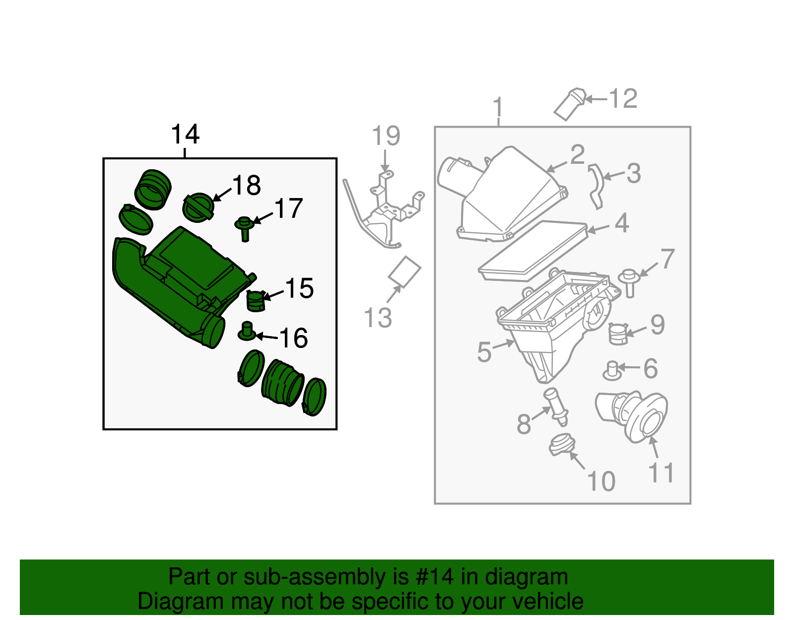 2005-2019 Nissan Duct Assembly 16576-EA200 | Scott Evans Nissan Parts