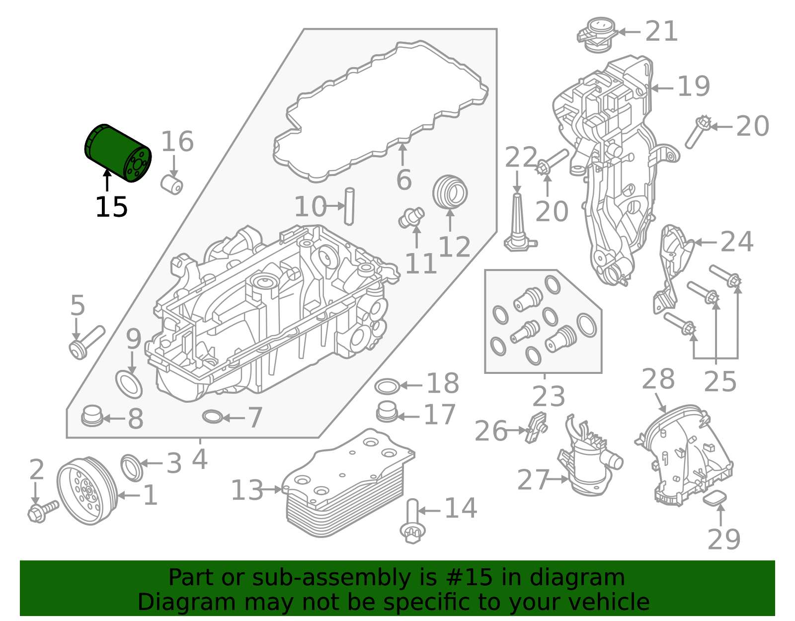 2015-2026 Porsche Oil Filter 0PB-115-351 | OEM Parts Online