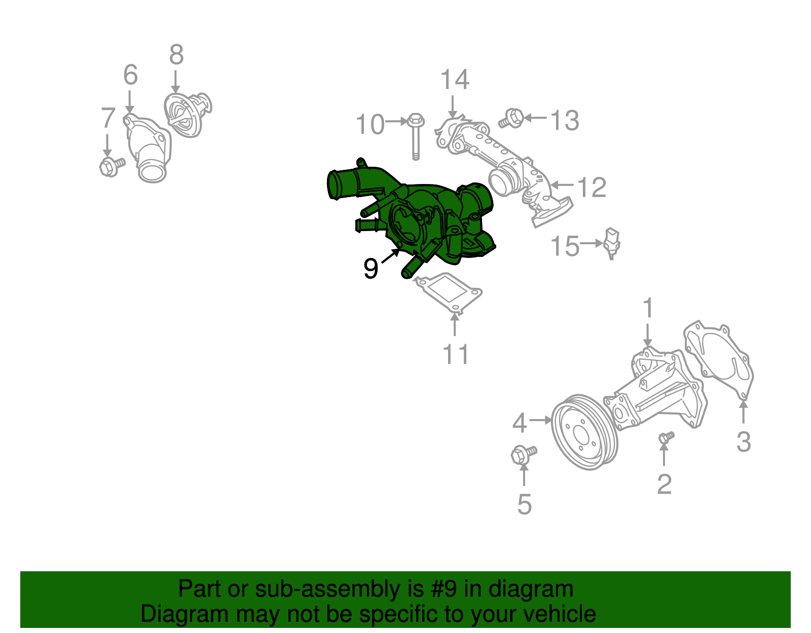 11061-7S000 - Thermostat Housing 2004-2010 Infiniti QX56 | Infiniti of ...