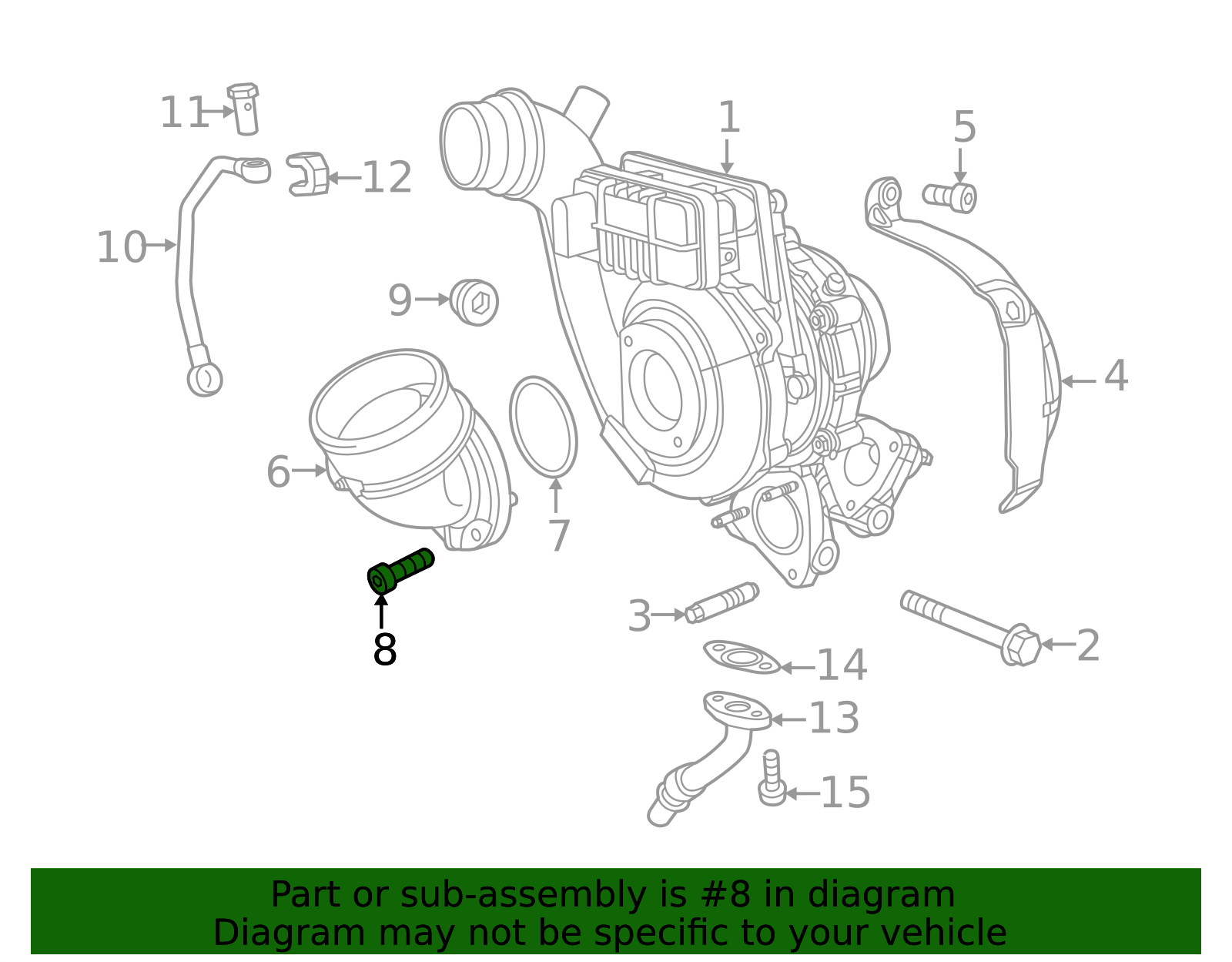 2014-2019 Mopar Oil Return Tube Bolt 68147400AA | Mopar Parts Canada