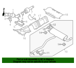 Genuine OEM Converter & Pipe Gasket Part# LR025110 Fits 2012-2019 Land ...