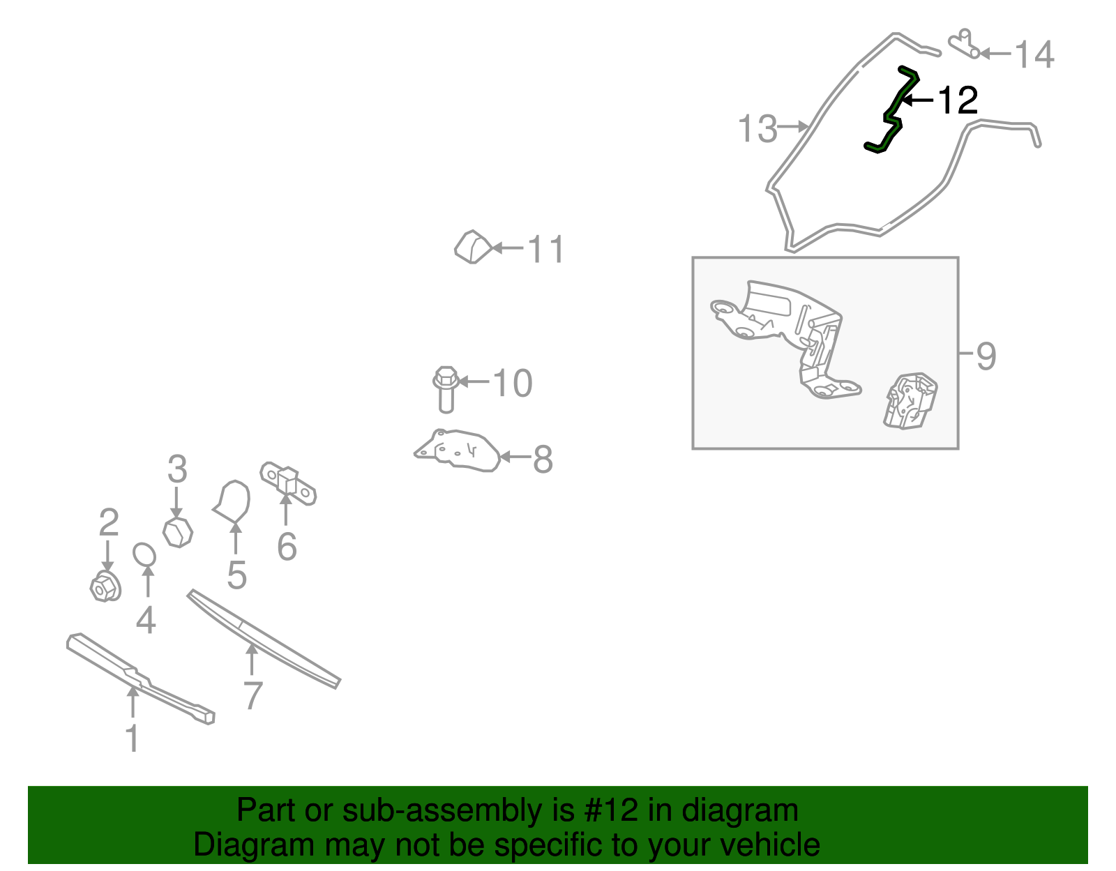 2002-2017 Ford Washer Hose 2L1Z-17408-AA | Ford OEM Parts Outlet