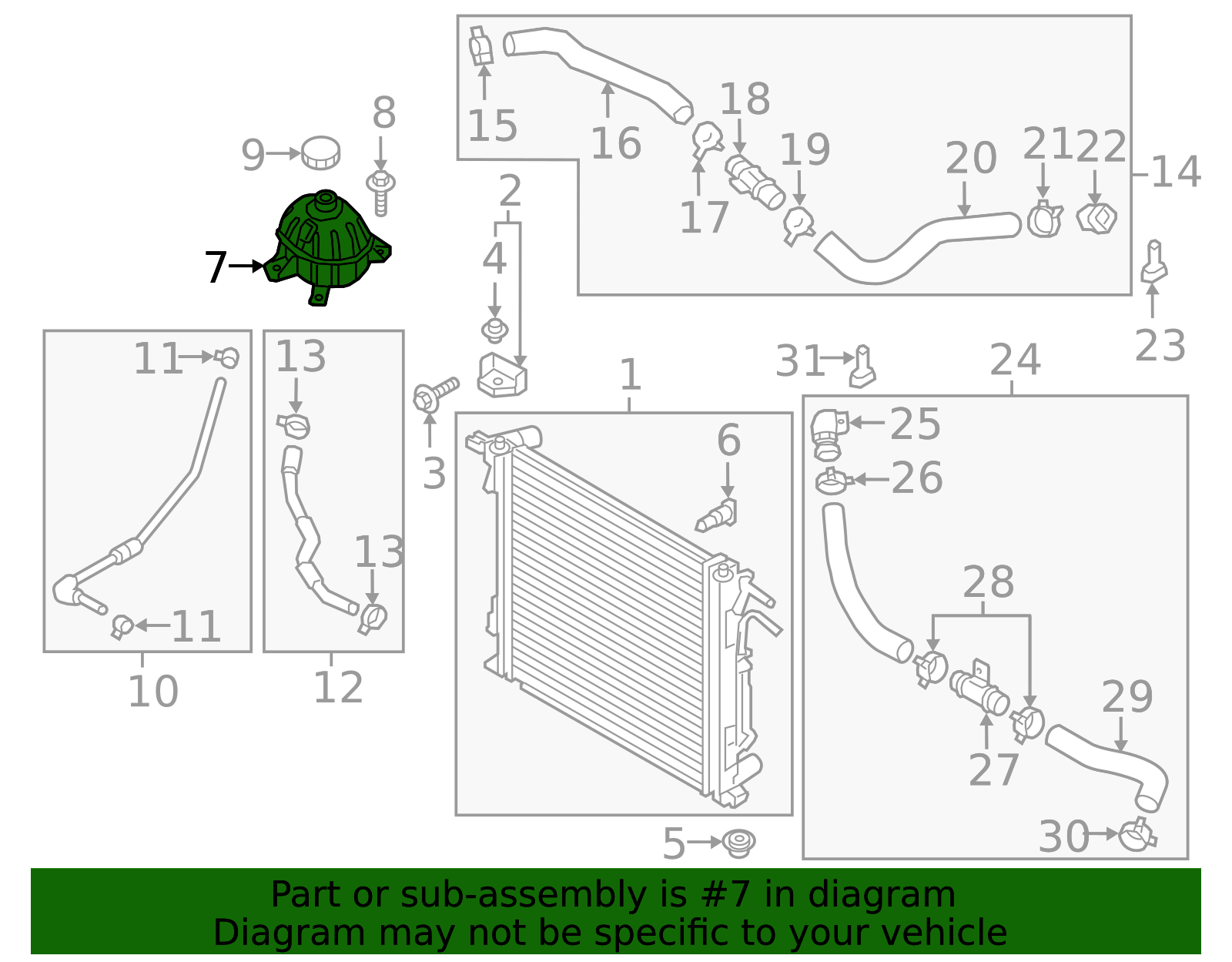 2016-2021 Hyundai Tucson Reservoir Assembly 25431-D3600 | OEM Parts Online