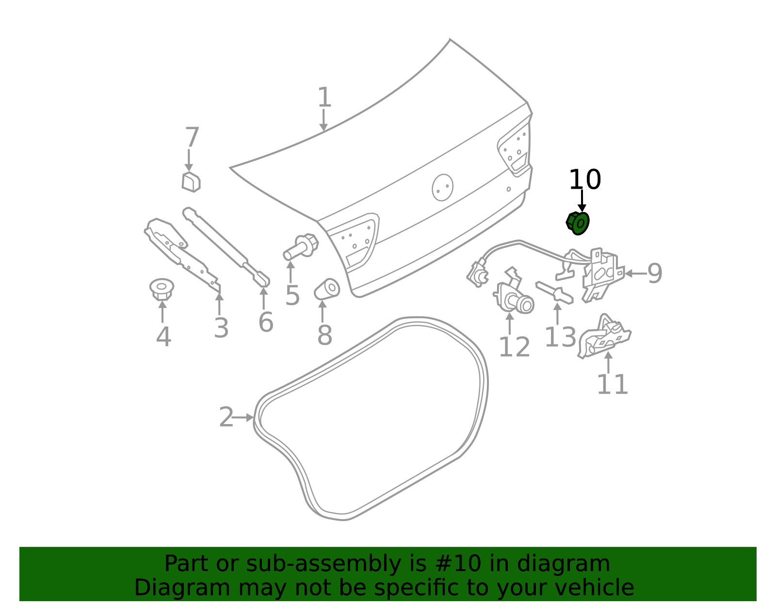 2006-2022 Ford Applique Panel Nut W705760-S424 | OEM Parts Online