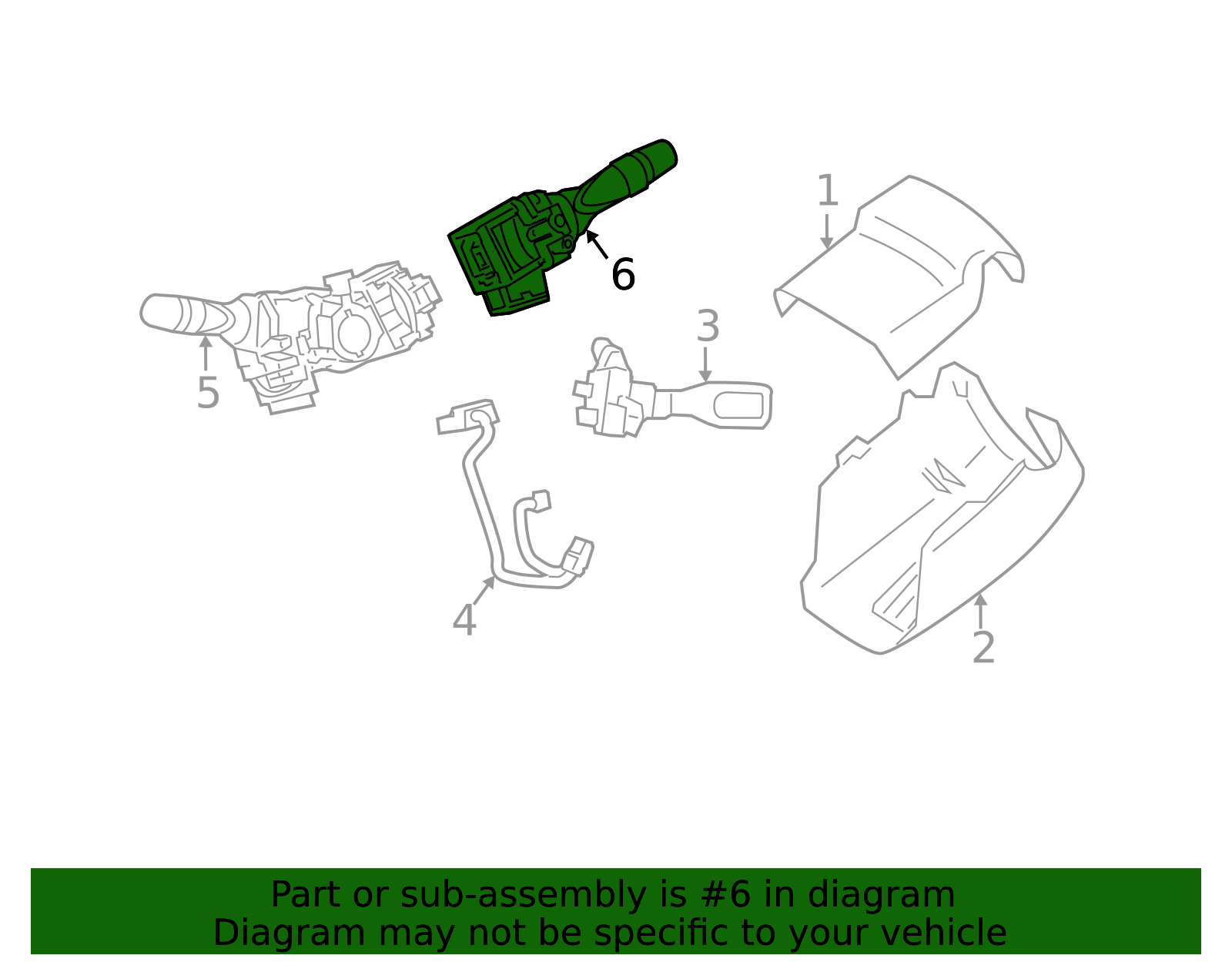 84652-06240 - High-Quality Wiper Switch for 2014 Toyota Camry ...