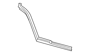 2016-2024 Chevrolet Camaro Folding Top Rear Weatherstrip 84180260 GM ...