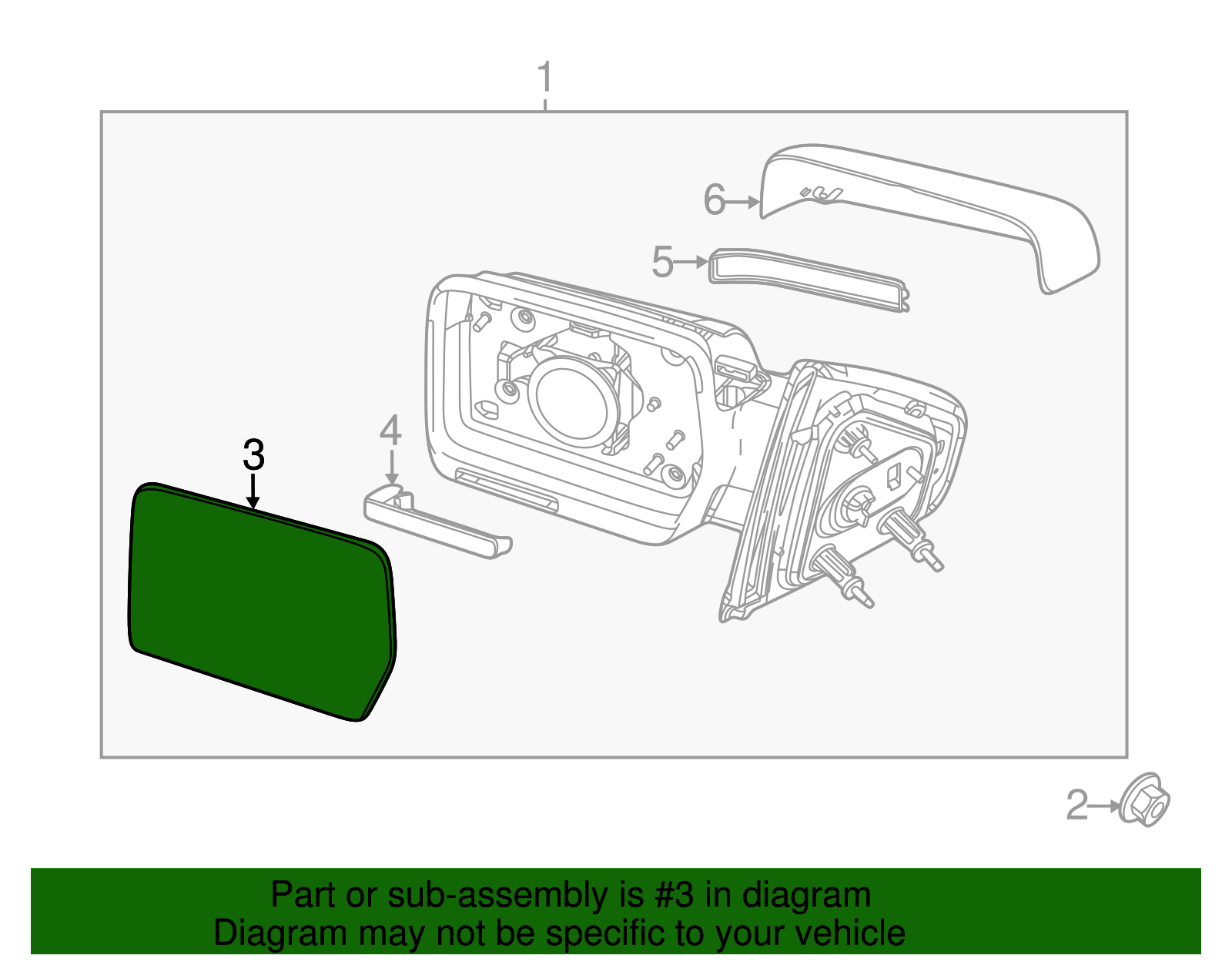2011-2014 Ford F-150 OEM NEW 11-14 Ford F-150 Left Glass Assembly Rear ...