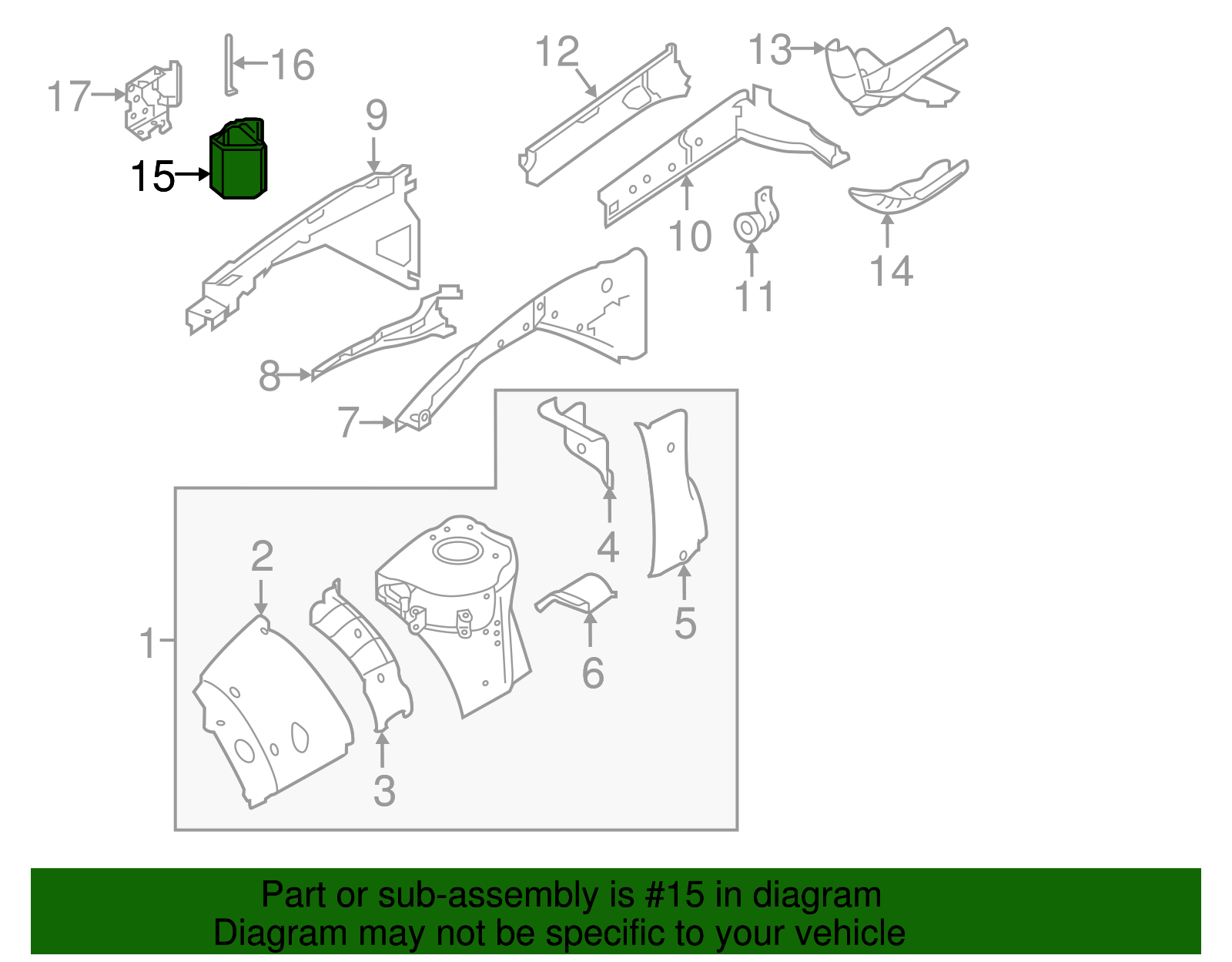 2017-2019 Infiniti QX30 Guard 751S1-5DA0A | Grubbs Infiniti Grapevine