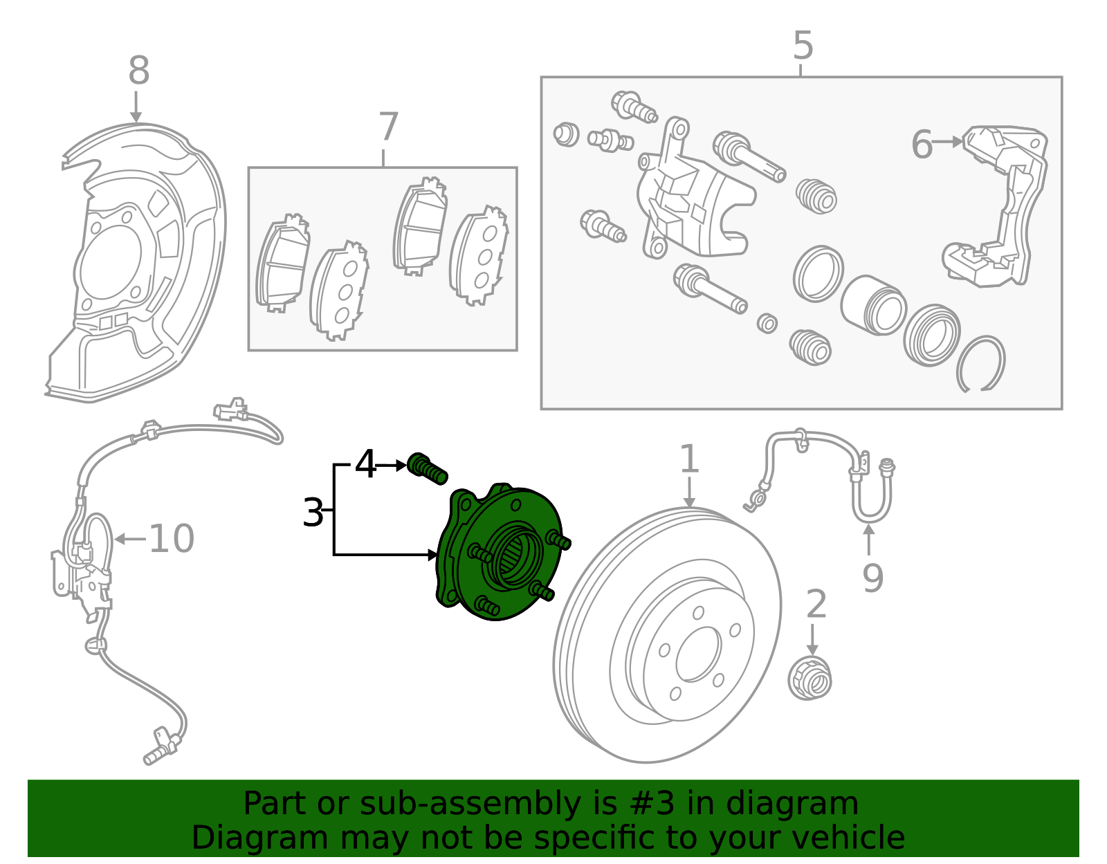 43550-02090 - 2020-2024 Toyota Corolla - Hub Assembly | Conicelli Toyota