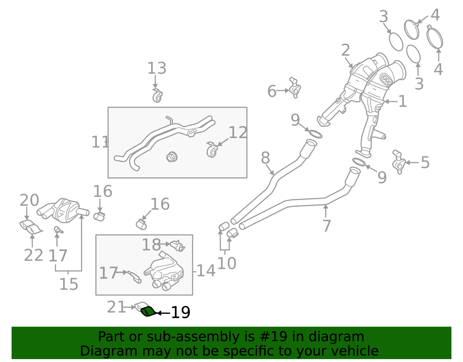 2015-2024 Porsche Macan Tail Pipe 95B-253-682-CR | OEM Parts Online