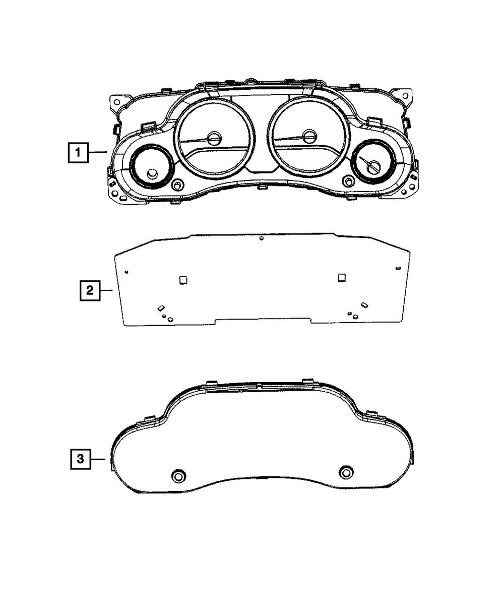 2007-2010 Jeep Wrangler Instrument Cluster Lens 68004045AA | Miracle Mopar