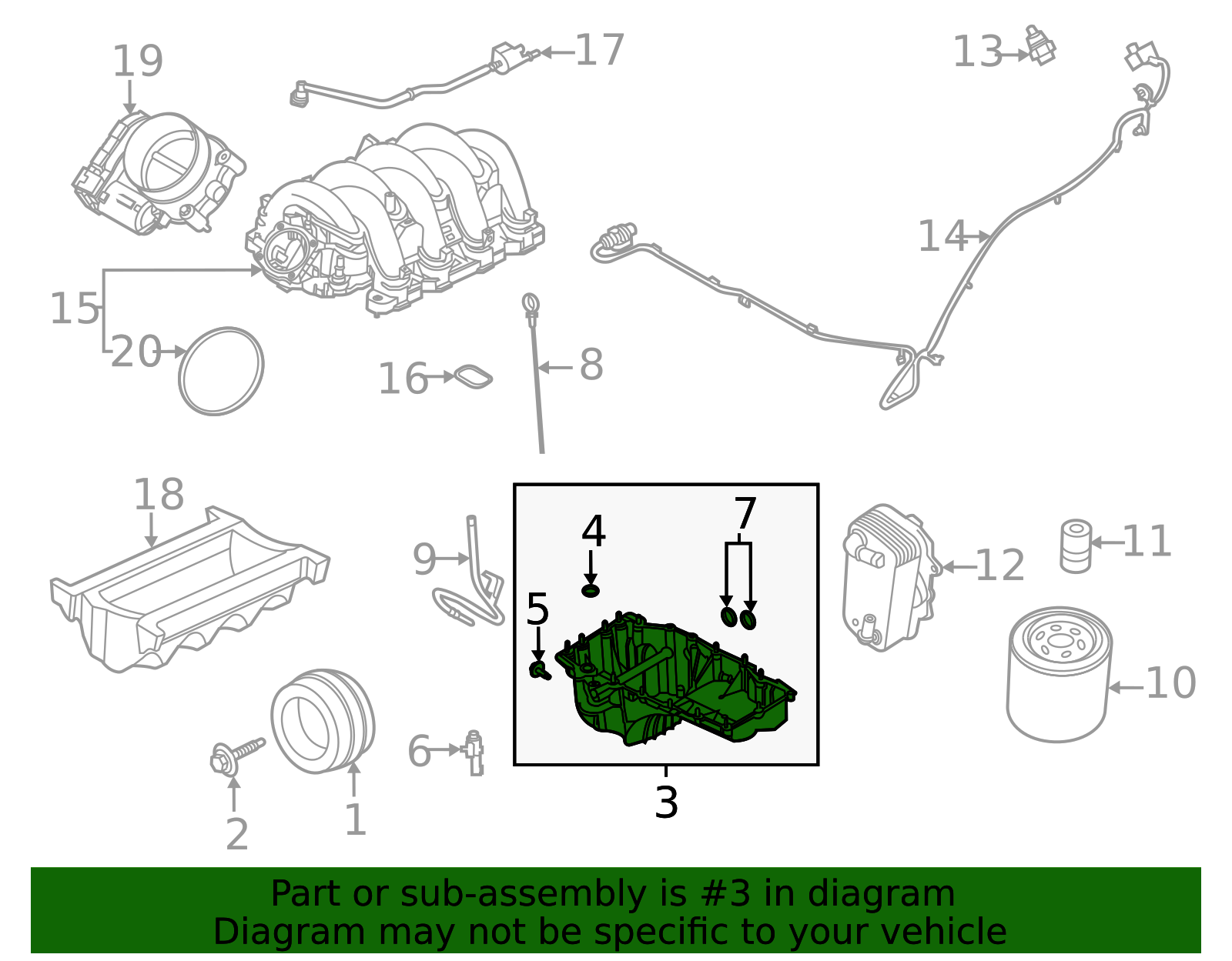 2020-2025 Ford Oil Pan LC3Z-6675-E | Awesome Parts Ford