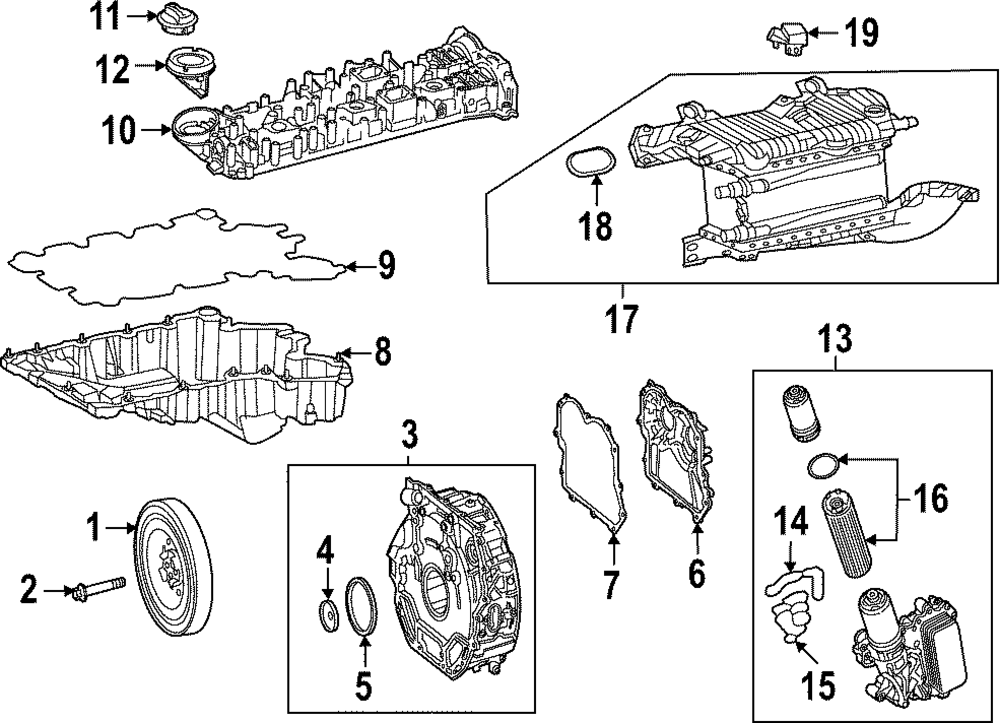 254-180-24-00 - Engine Oil Filter Mercedes-Benz USA Parts