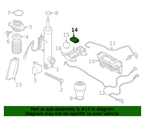 37146860385 - Air Suspension Control Module (37-14-6-860-385) | BMW of ...