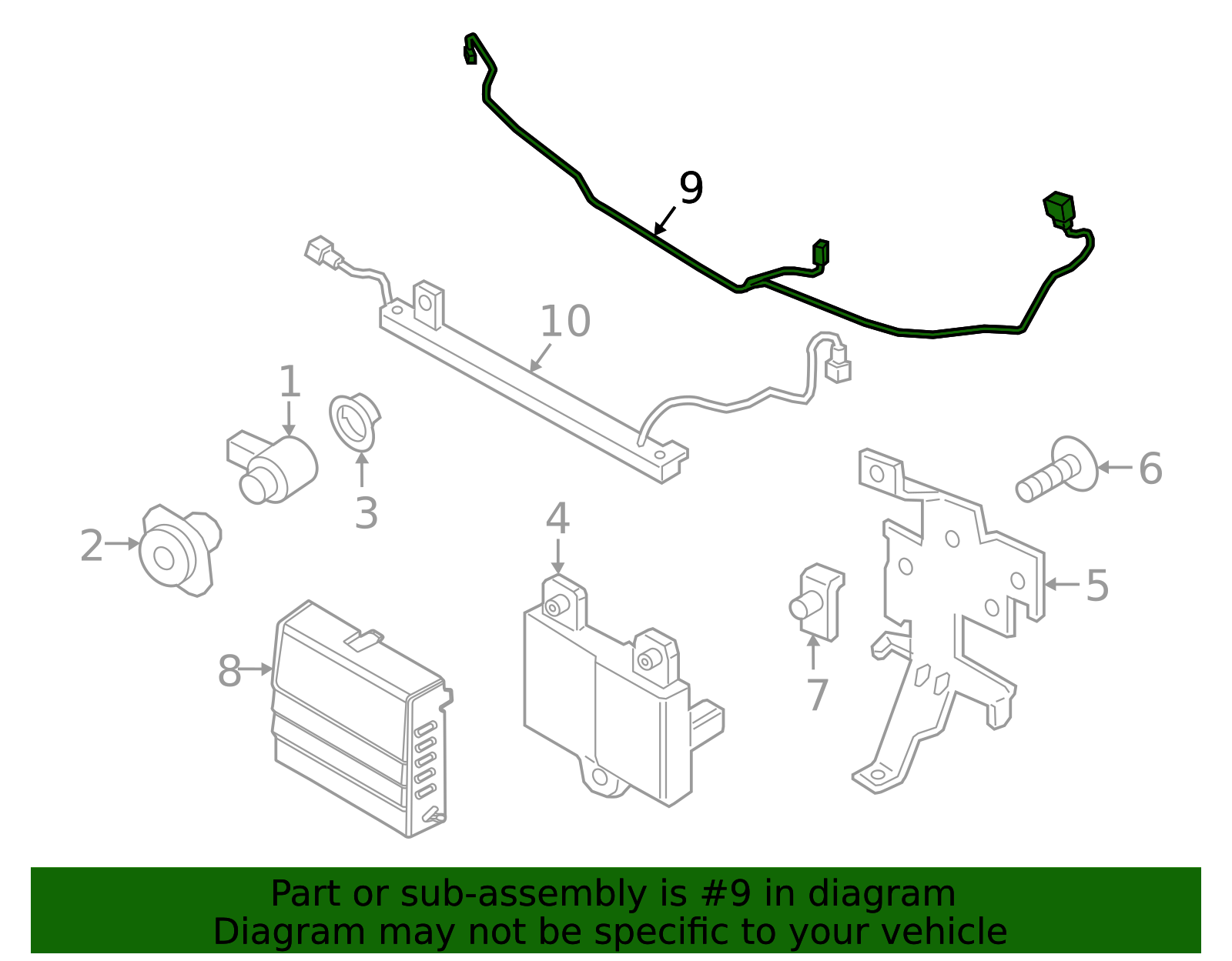 KB3Z-15K867-C - 2019-2023 Ford Ranger - Wire Harness | My Ford Parts